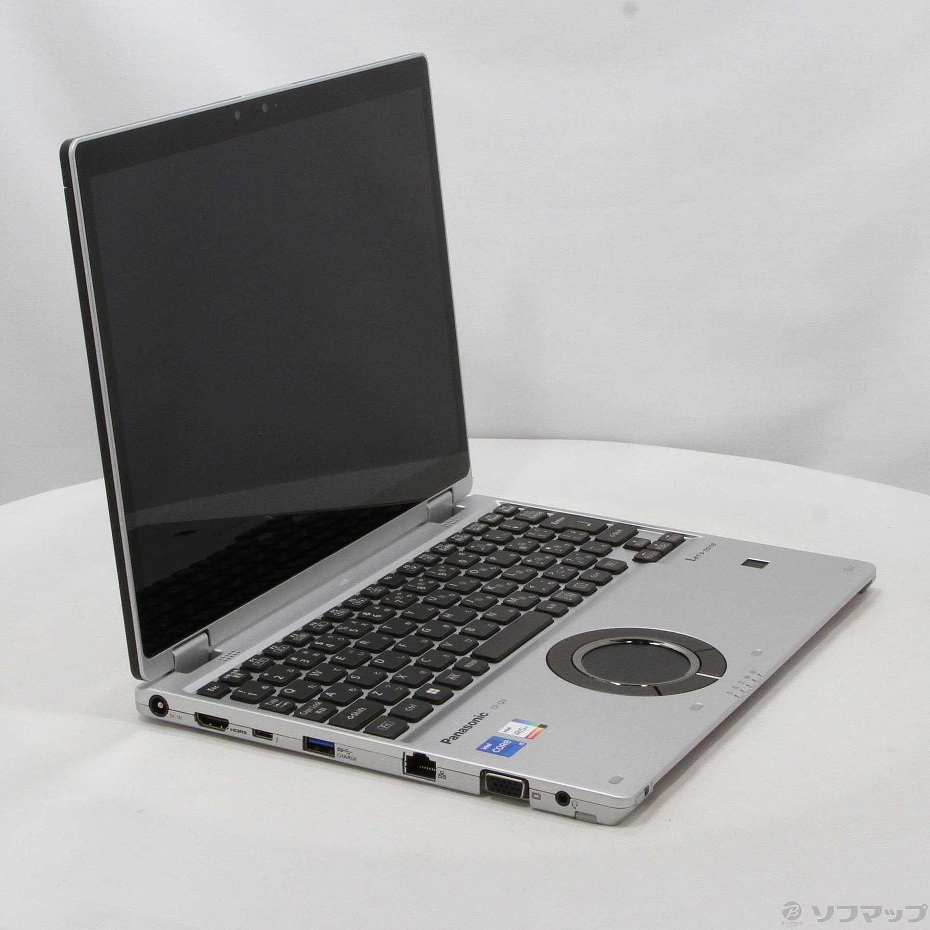 【中古】〔展示品〕 Lets note QV1 CF-QV1ADMCR ブラック&シルバー [2133045583271] - リコレ ...