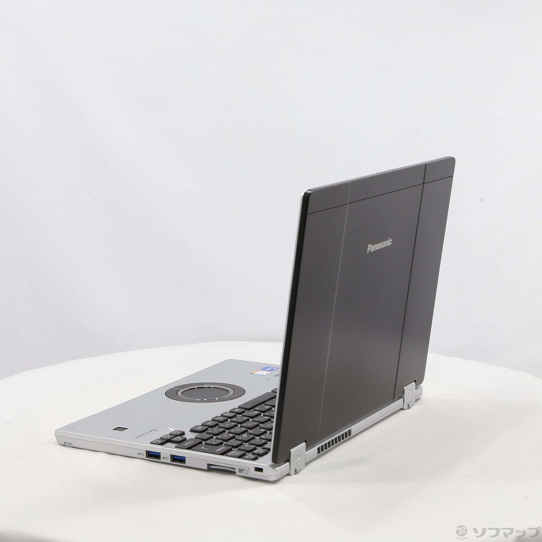 【中古】〔展示品〕 Lets note QV1 CF-QV1ADMCR ブラック&シルバー [2133045872474] - リコレ ...