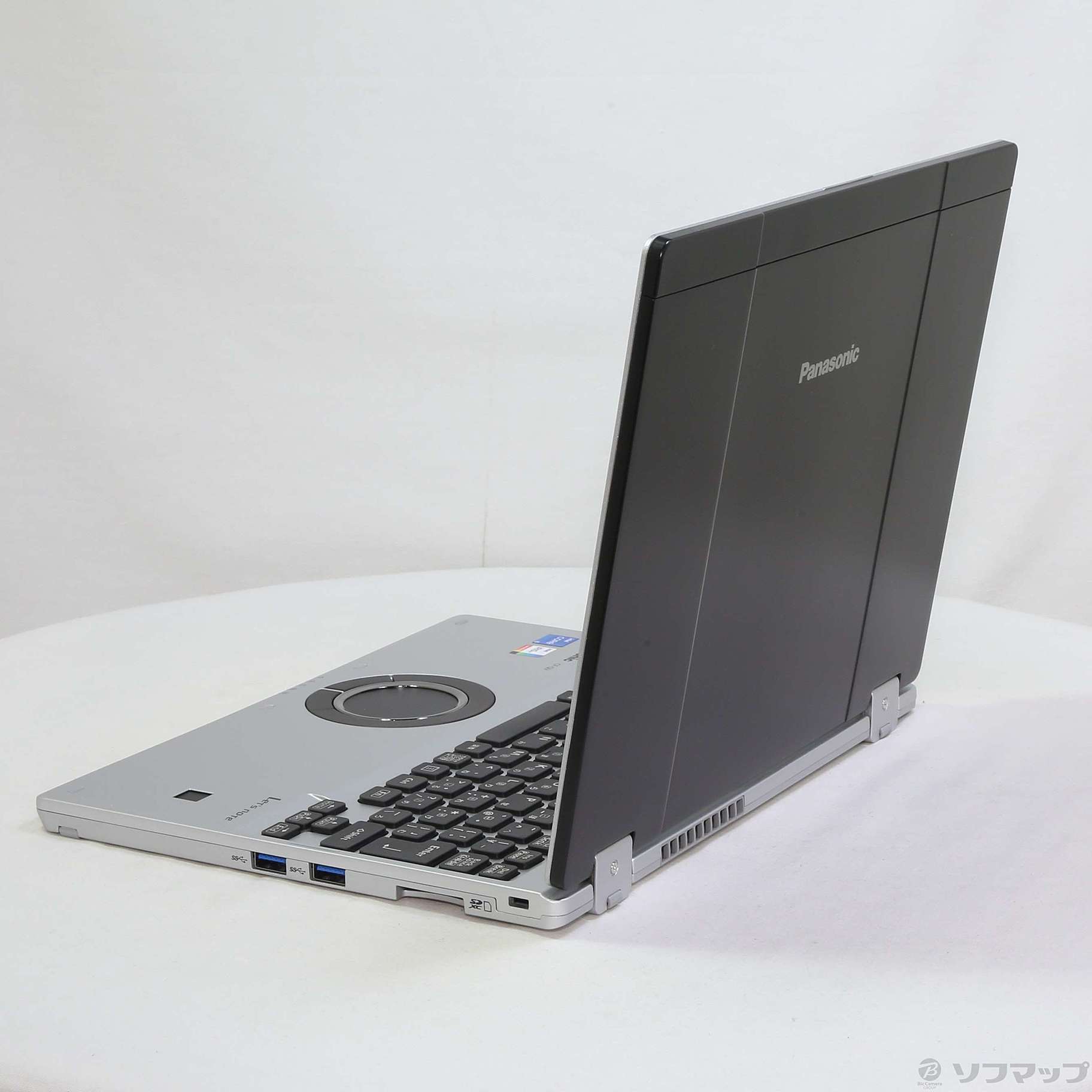 【中古】〔展示品〕 Lets note QV1 CF-QV1ADMCR ブラック&シルバー [2133045903208] - リコレ ...