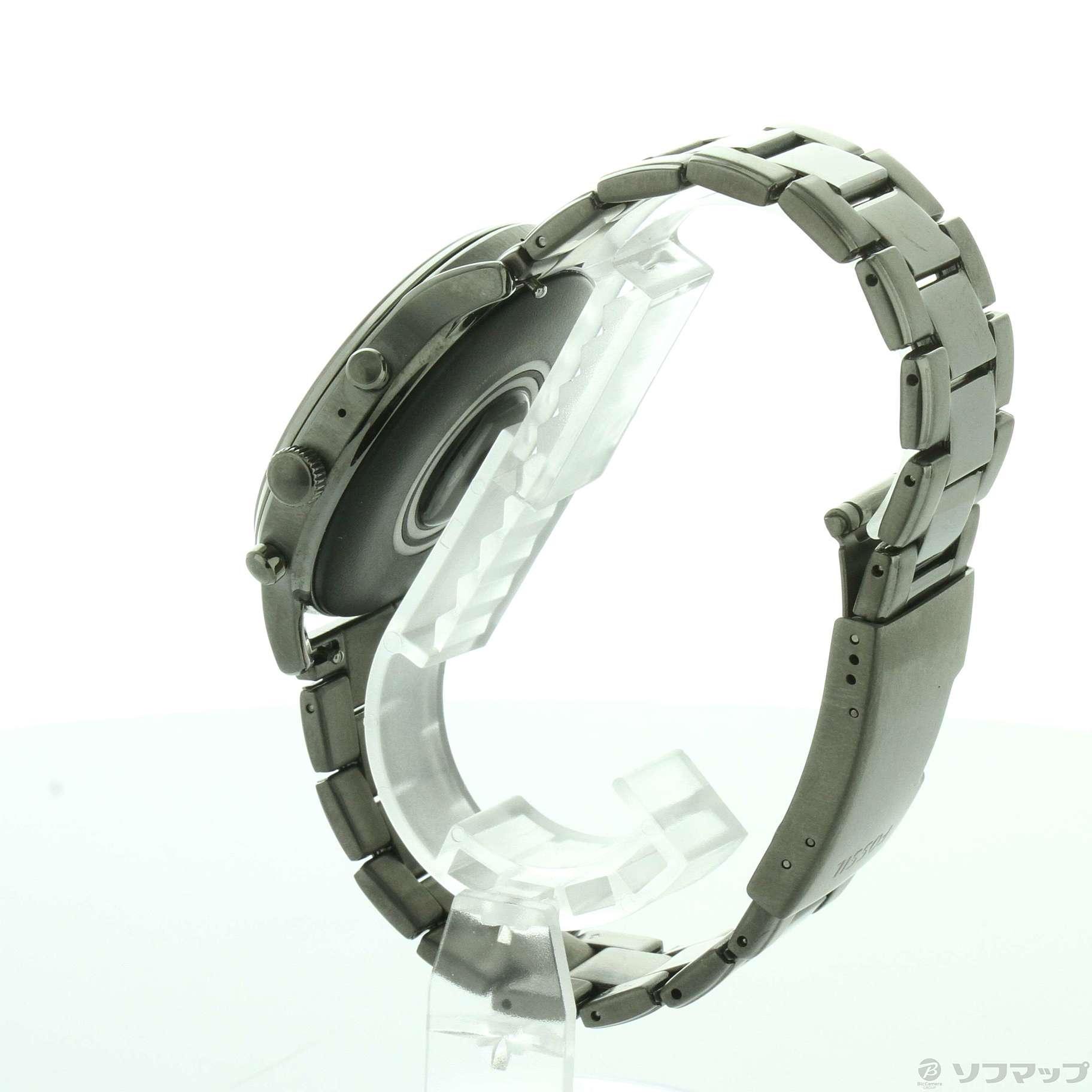 【中古】FOSSIL Q THE CARLYLE HR スモークステンレススチール ジェネレーション5 FTW4024 ...