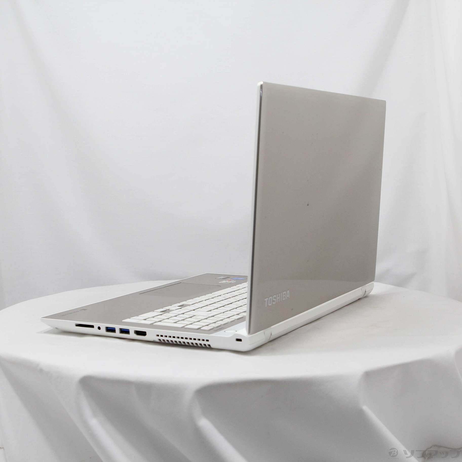 【中古】格安安心パソコン dynabook T55／RG PT55RGP-BHA サテンゴールド [2133046400287] - リコレ！|ソフマップの中古通販サイト