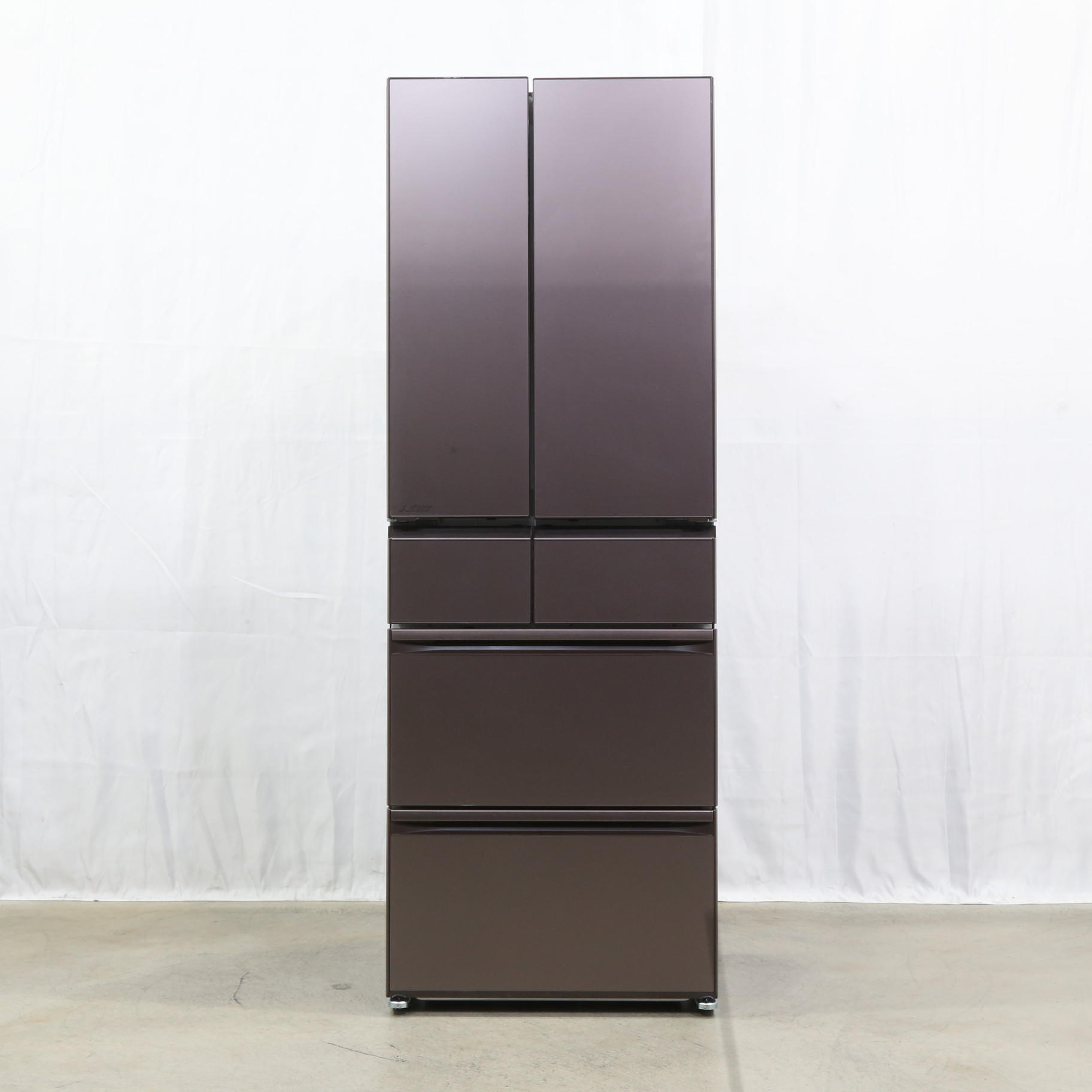 【中古】〔展示品〕 冷蔵庫 中だけひろびろ大容量 WZシリーズ フロストグレインブラウン MR-WZ55H-XT [6ドア ／観音開きタイプ ／547L] [2133046739295 ...