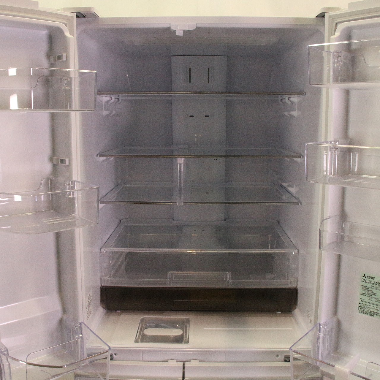 【中古】〔展示品〕 冷蔵庫 中だけひろびろ大容量 WZシリーズ クリスタルホワイト MR-WZ55H-W [6ドア ／観音開きタイプ ／547L] [2133046917242] - リコレ ...