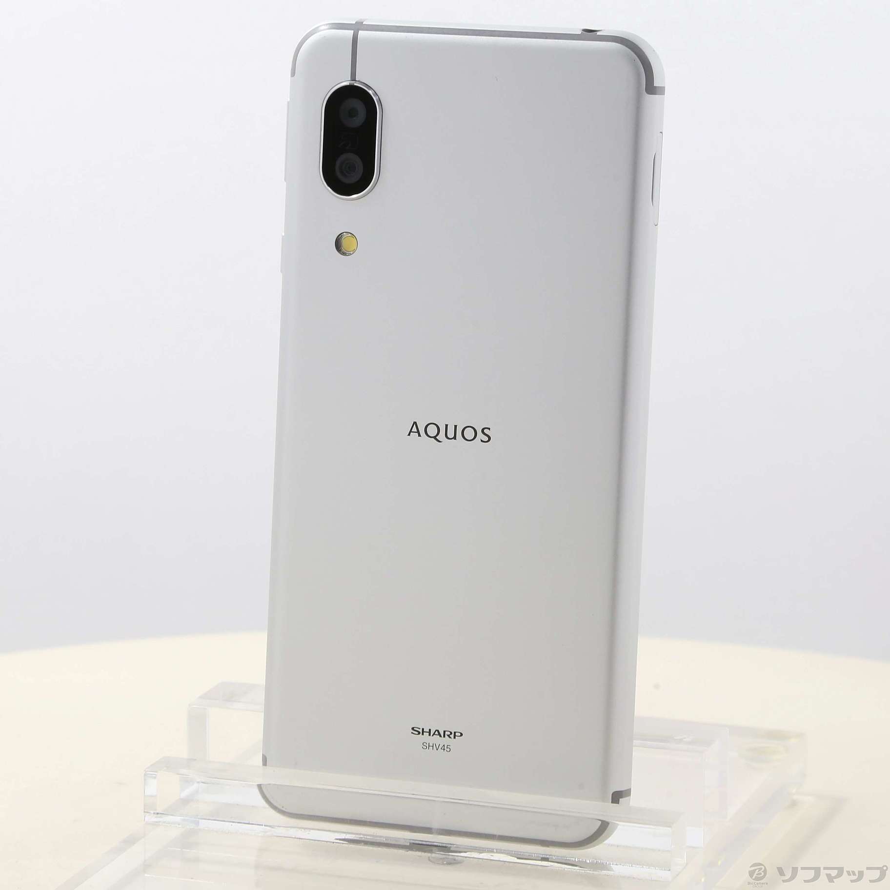 【中古】AQUOS sense3 64GB シルバーホワイト SHV45 auロック解除SIMフリー [2133047274818] - リ ...