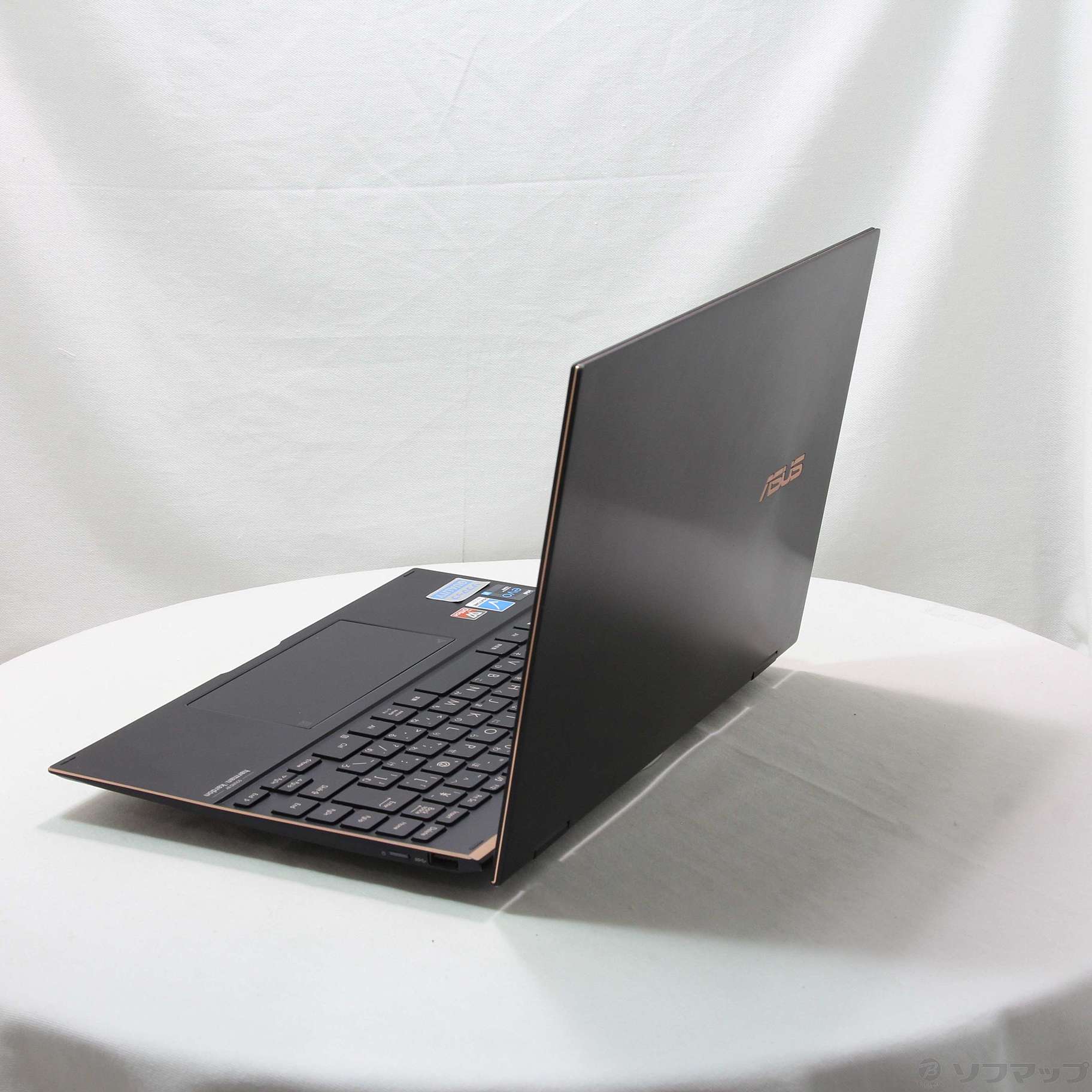 【中古】ZenBook Flip S UX371EA UX371EA-HR015TS ジェードブラック 〔Windows 10 ...