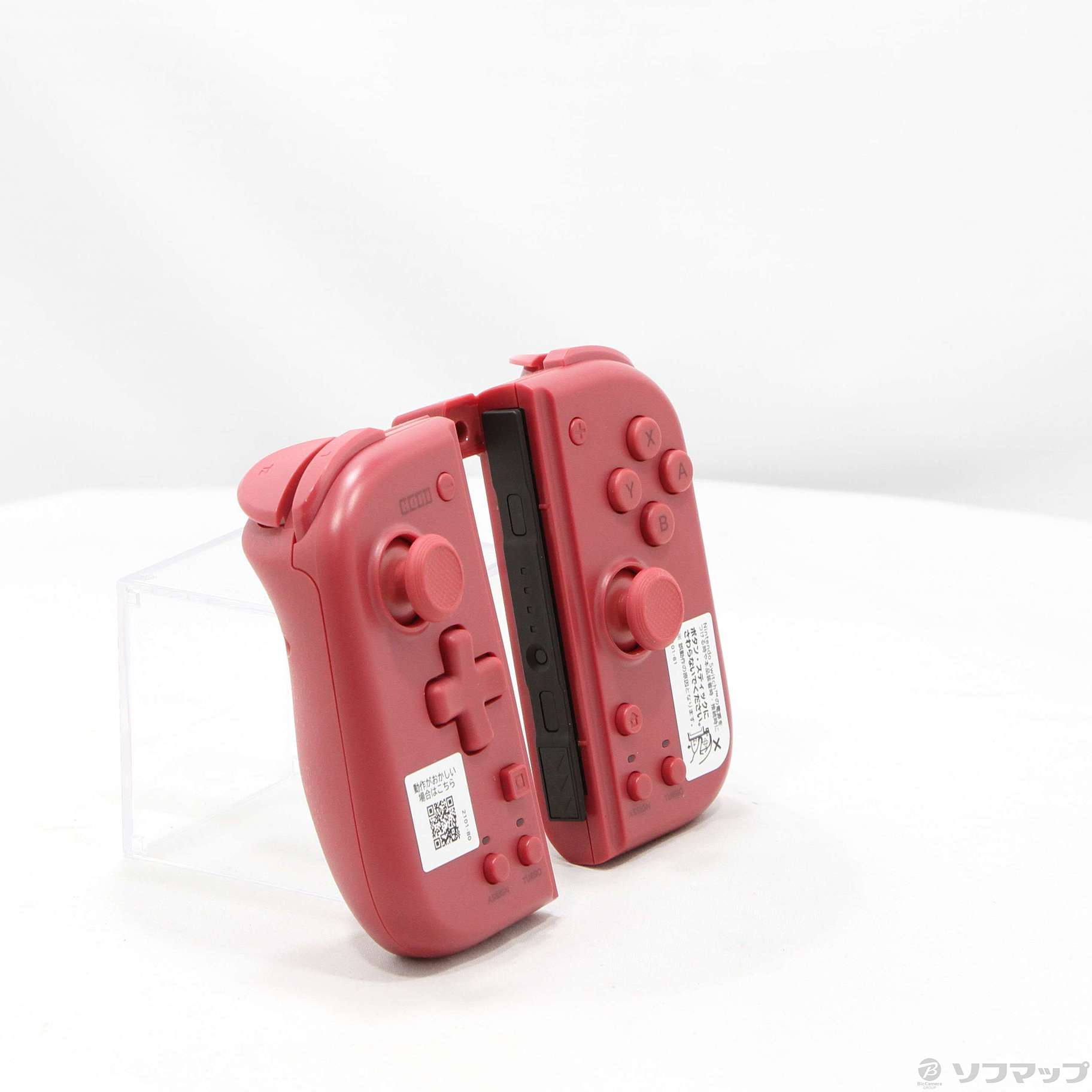 【中古】グリップコントローラー Fit for Nintendo Switch APRICOT RED 【Switch】 [2133047798376] - リコレ！|ソフマップの中古通販サイト