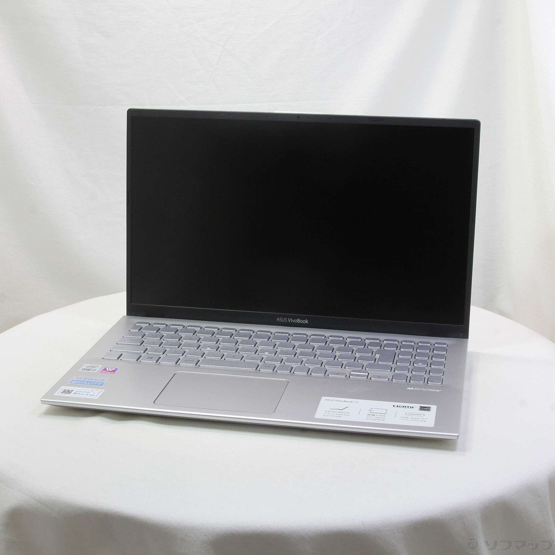 【中古】VivoBook 15 X512JA X512JA-EJ257TS トランスペアレントシルバー [2133048709838] - リコレ！|ソフマップの中古通販サイト