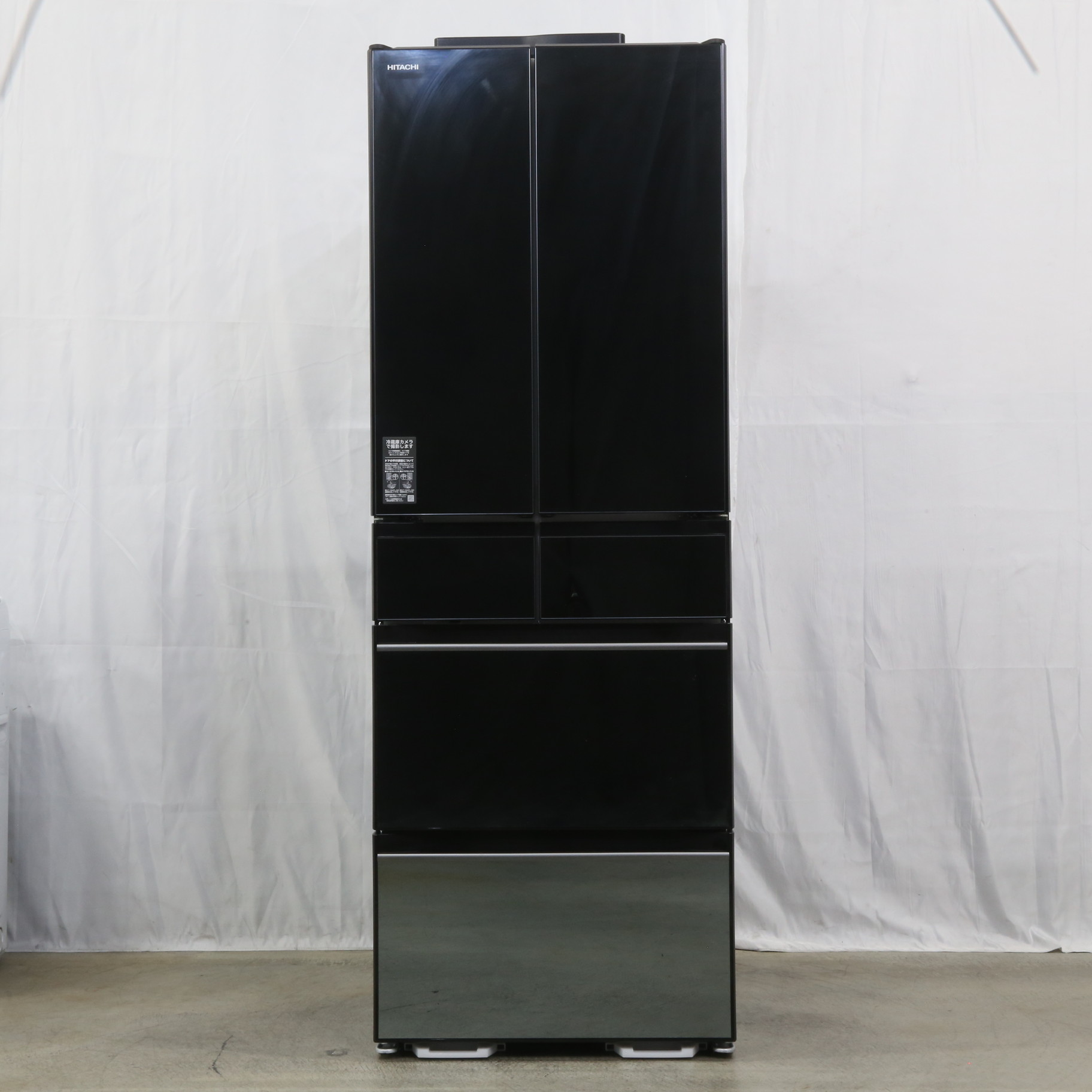 【中古】〔展示品〕 冷蔵庫 KXCCタイプ クリスタルミラー R-KXCC50S-X [約65cm ／6ドア ／観音開きタイプ ／498L ...