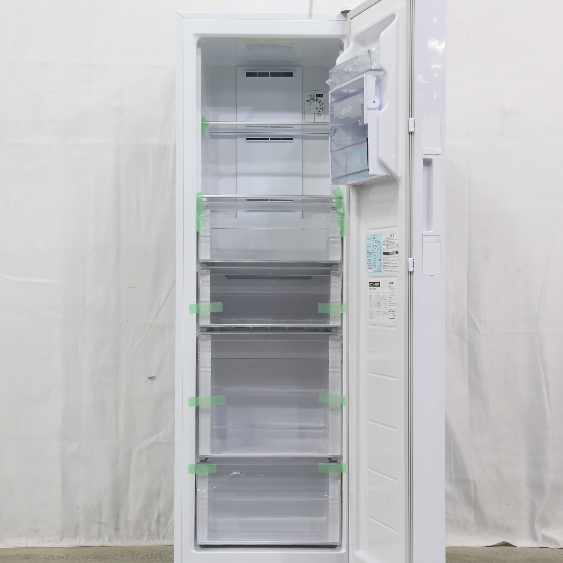 【中古】〔展示品〕 冷凍庫 クリアホワイト AQF-SF18N(W) [180L ／1ドア ／右開きタイプ] [2133049521194 ...