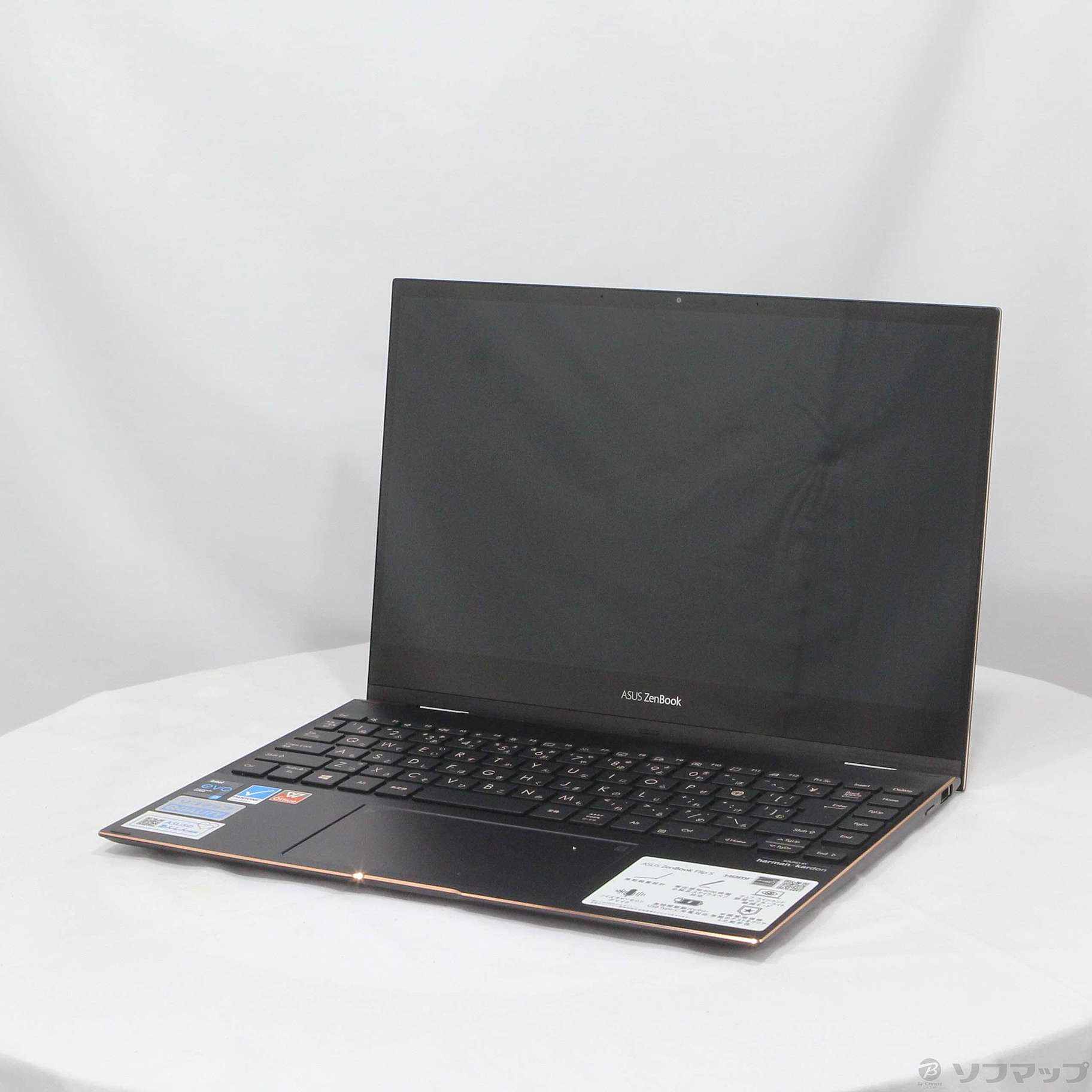 【中古】セール対象品 ZenBook Flip S UX371EA UX371EA-HR015TS ジェードブラック 〔Windows 10 ...
