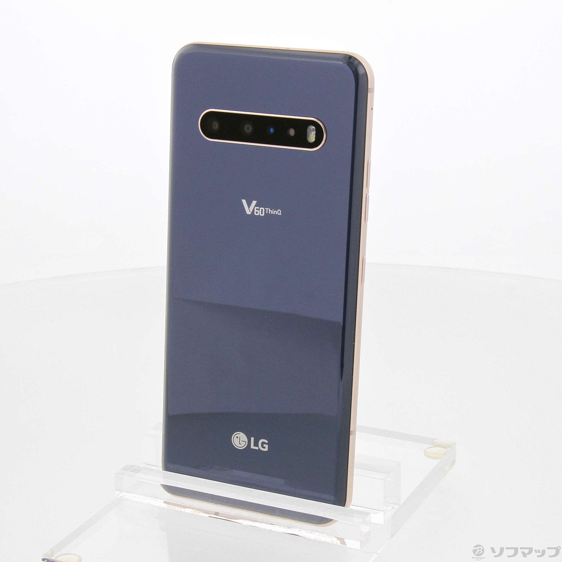 【中古】LG V60 ThinQ 5G 128GB クラッシ-ブルー A001LG SoftBankロック解除SIMフリー ...