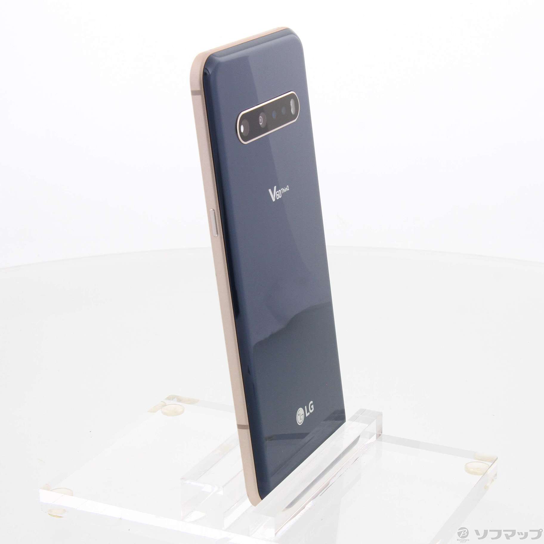 【中古】LG V60 ThinQ 5G 128GB クラッシ-ブルー A001LG SoftBankロック解除SIMフリー ...