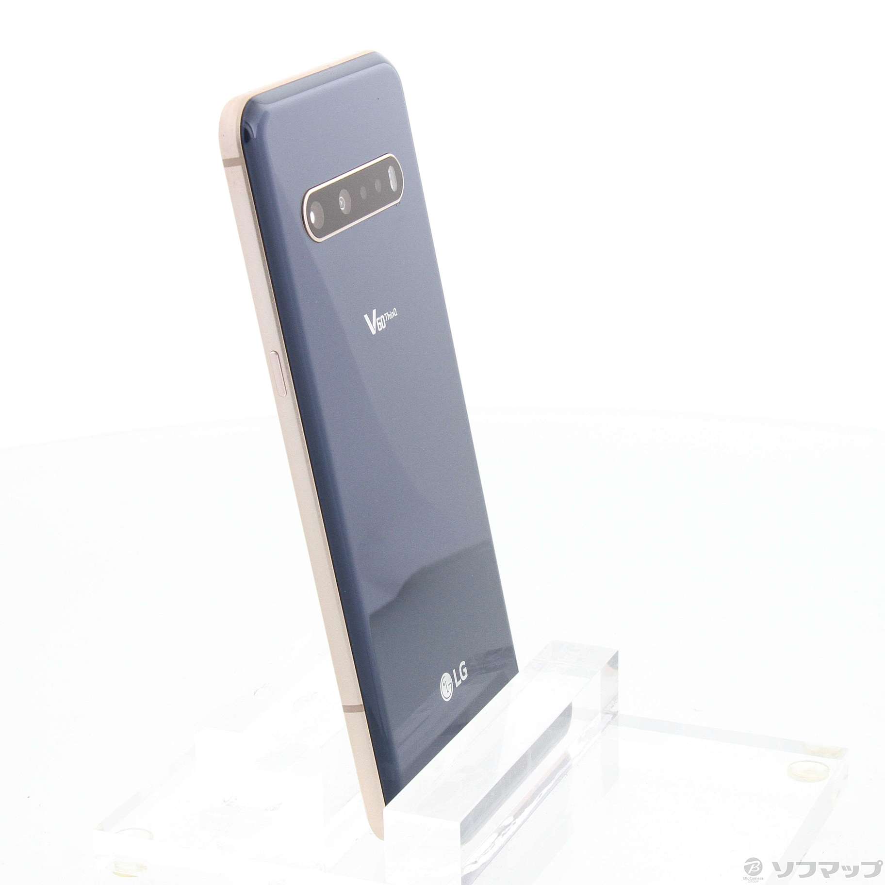 【中古】LG V60 ThinQ 5G 128GB クラッシ-ブルー A001LG SoftBankロック解除SIMフリー ...
