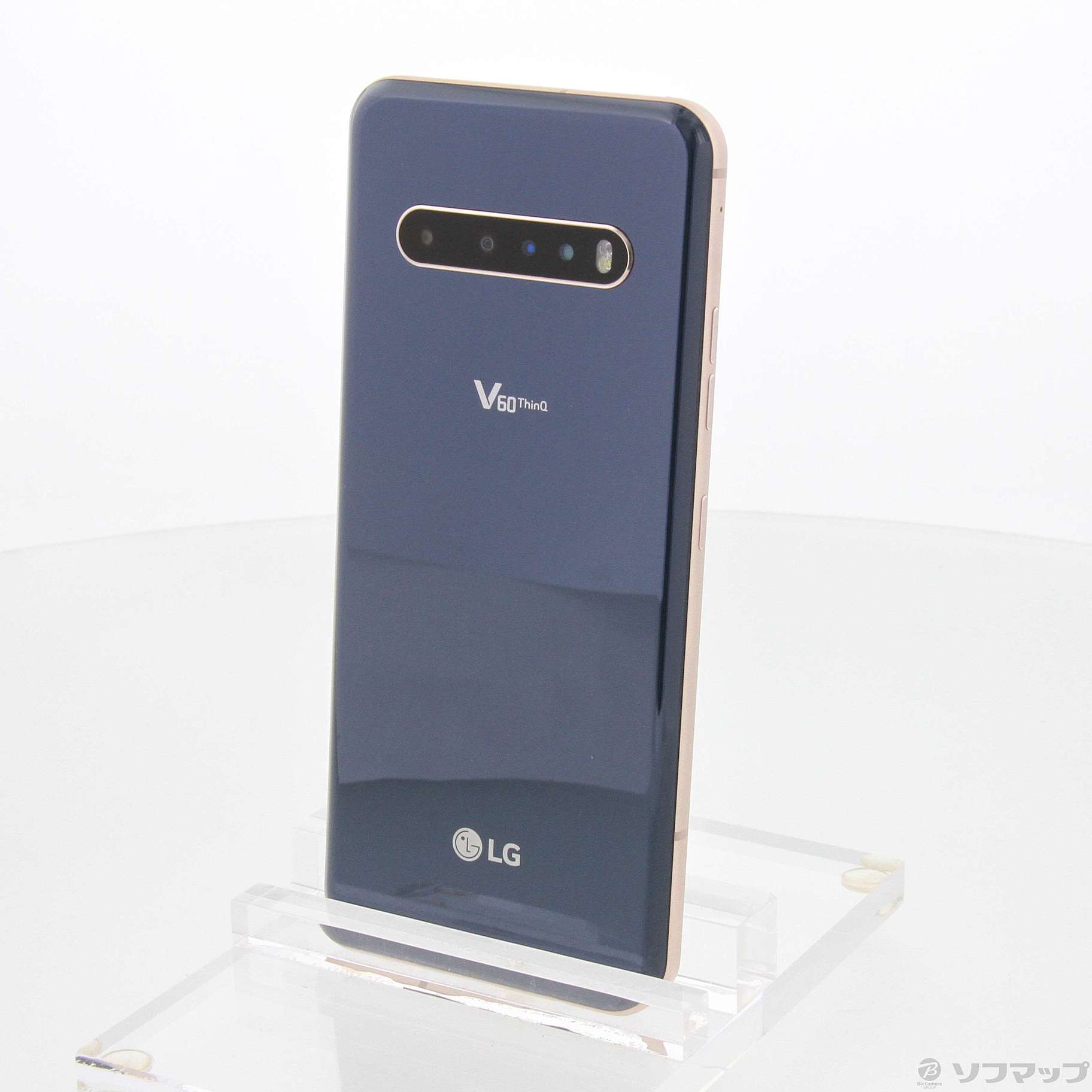 【中古】LG V60 ThinQ 5G 128GB クラッシ-ブルー A001LG SoftBankロック解除SIMフリー ...
