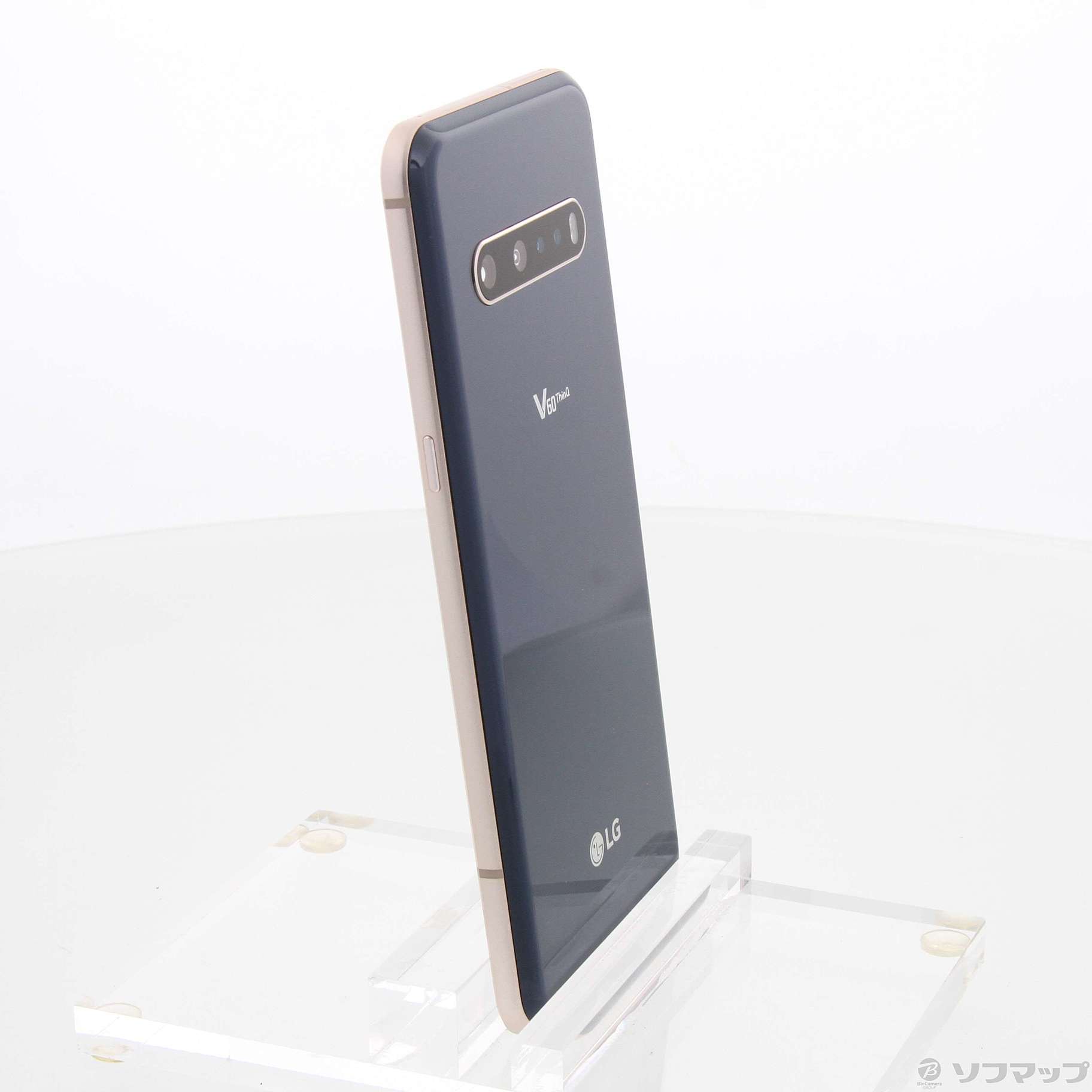 【中古】LG V60 ThinQ 5G 128GB クラッシ-ブルー A001LG SoftBankロック解除SIMフリー ...