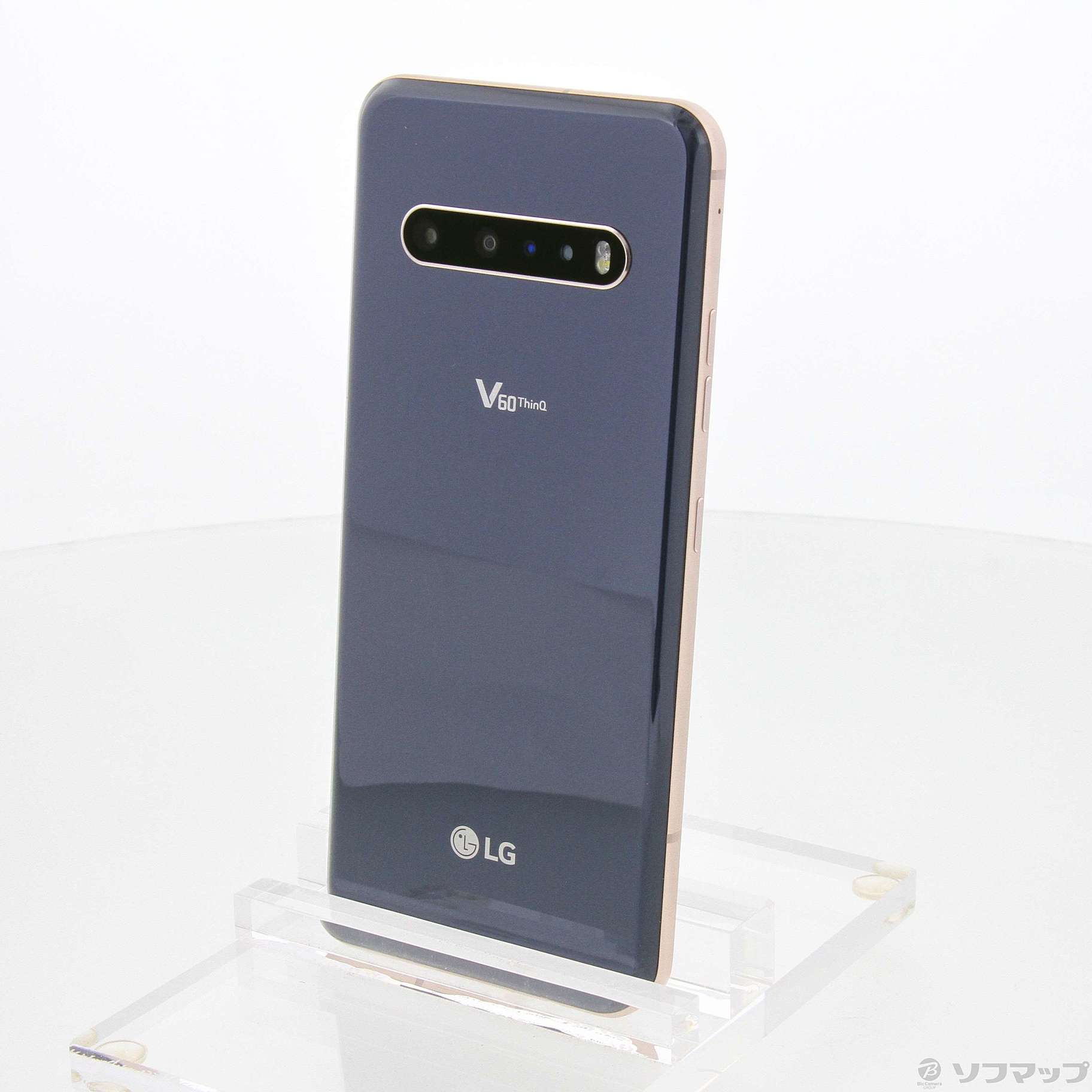 【中古】LG V60 ThinQ 5G 128GB クラッシ-ブルー A001LG SoftBankロック解除SIMフリー ...