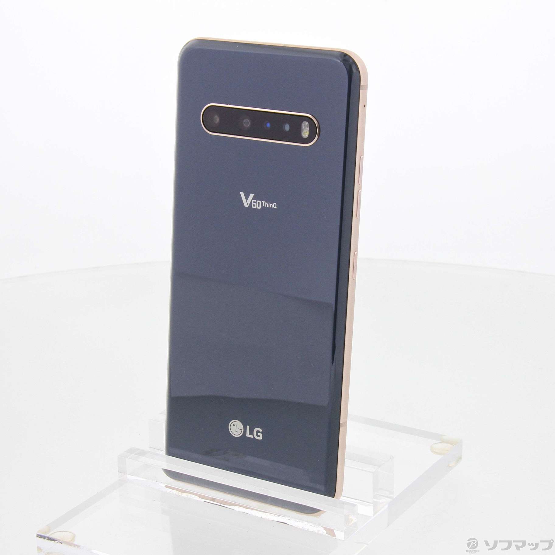 【中古】LG V60 ThinQ 5G 128GB クラッシ-ブルー A001LG SoftBankロック解除SIMフリー ...