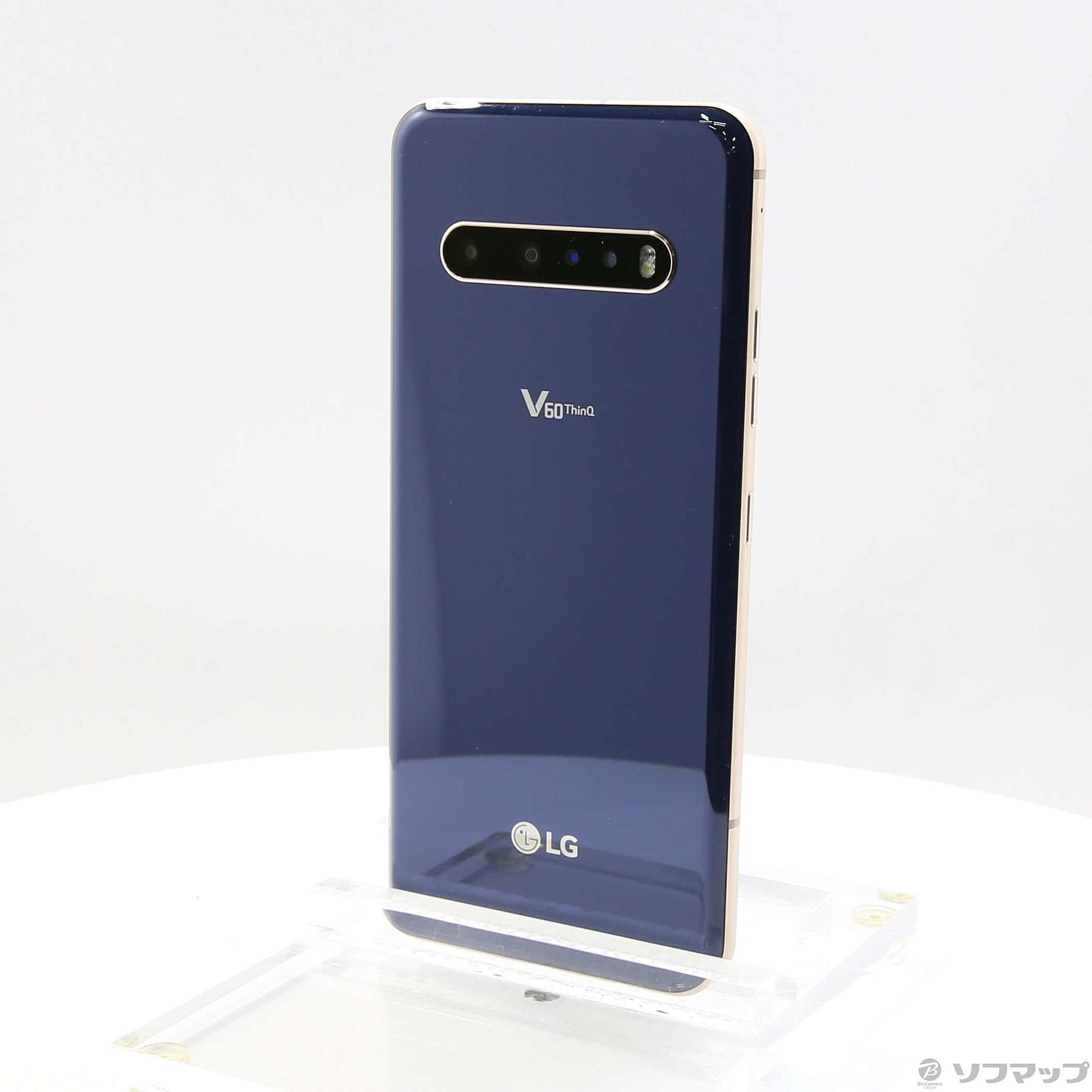 【中古】LG V60 ThinQ 5G 128GB クラッシ-ブルー A001LG SoftBankロック解除SIMフリー ...