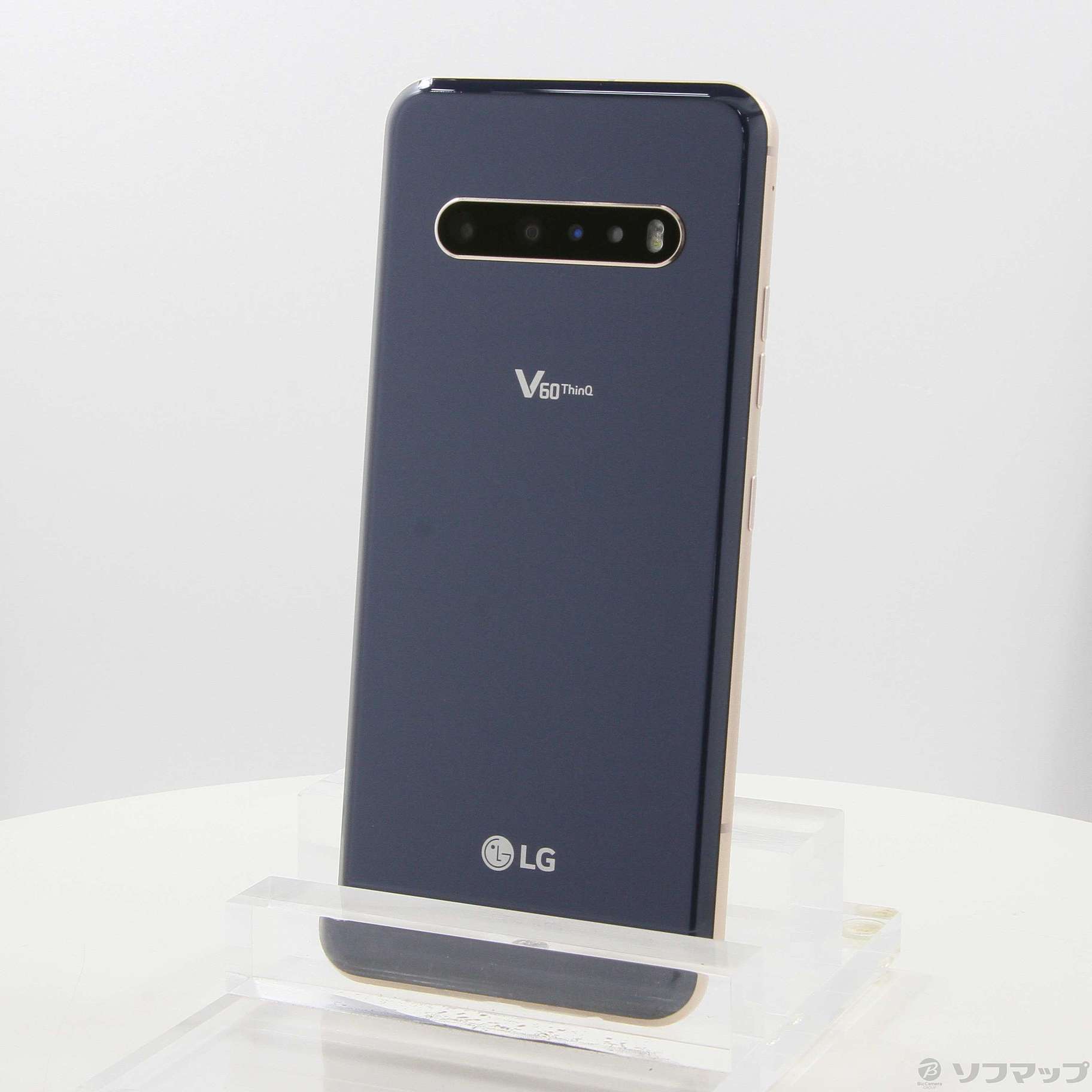 【中古】LG V60 ThinQ 5G 128GB クラッシ-ブルー A001LG SoftBankロック解除SIMフリー ...