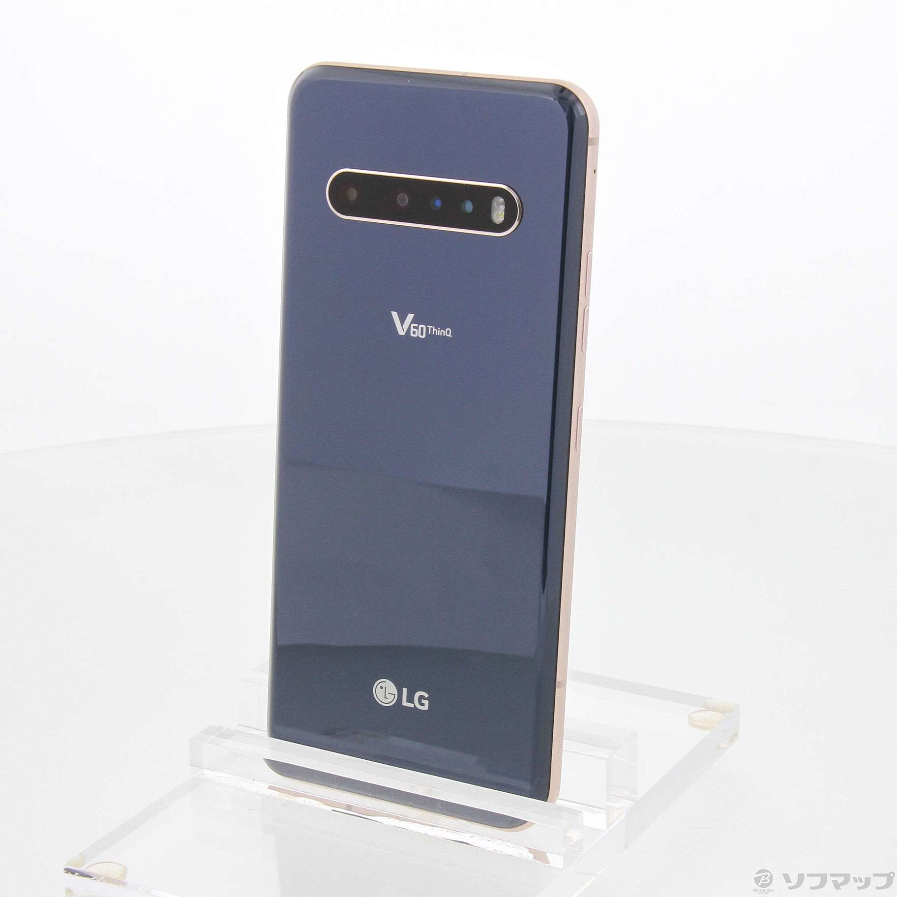 【中古】LG V60 ThinQ 5G 128GB クラッシ-ブルー A001LG SoftBankロック解除SIMフリー ...