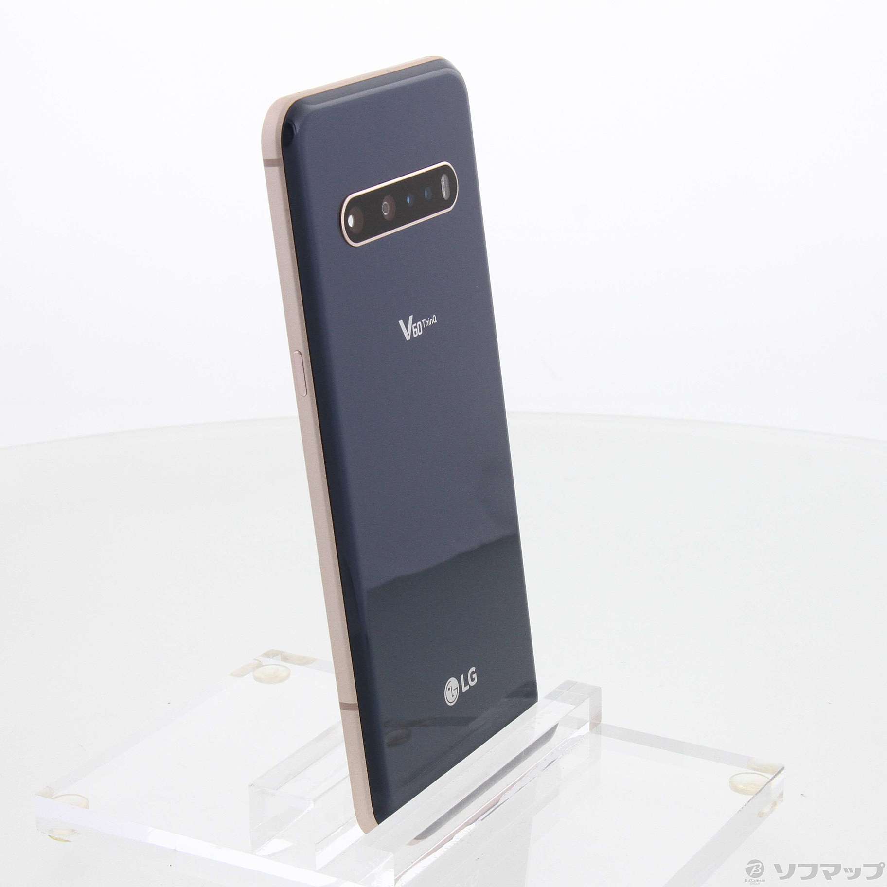 【中古】LG V60 ThinQ 5G 128GB クラッシ-ブルー A001LG SoftBankロック解除SIMフリー ...