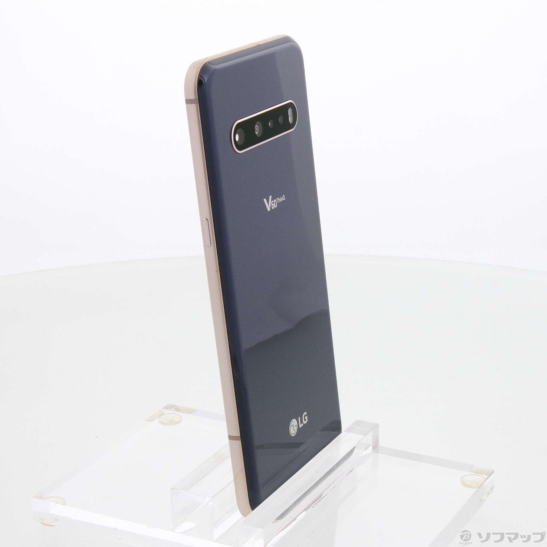 【中古】LG V60 ThinQ 5G 128GB クラッシ-ブルー A001LG SoftBankロック解除SIMフリー ...
