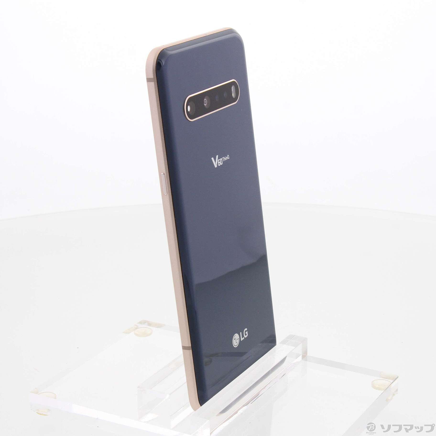 【中古】LG V60 ThinQ 5G 128GB クラッシ-ブルー A001LG SoftBankロック解除SIMフリー ...