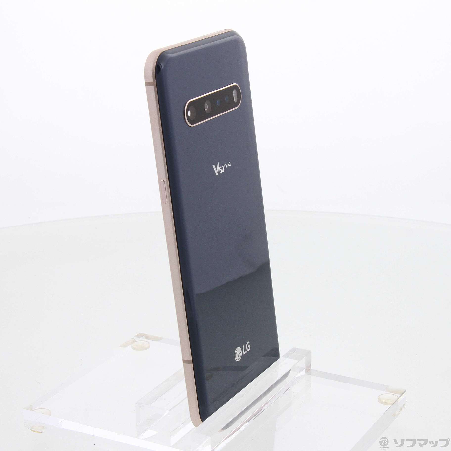 【中古】LG V60 ThinQ 5G 128GB クラッシ-ブルー A001LG SoftBankロック解除SIMフリー ...