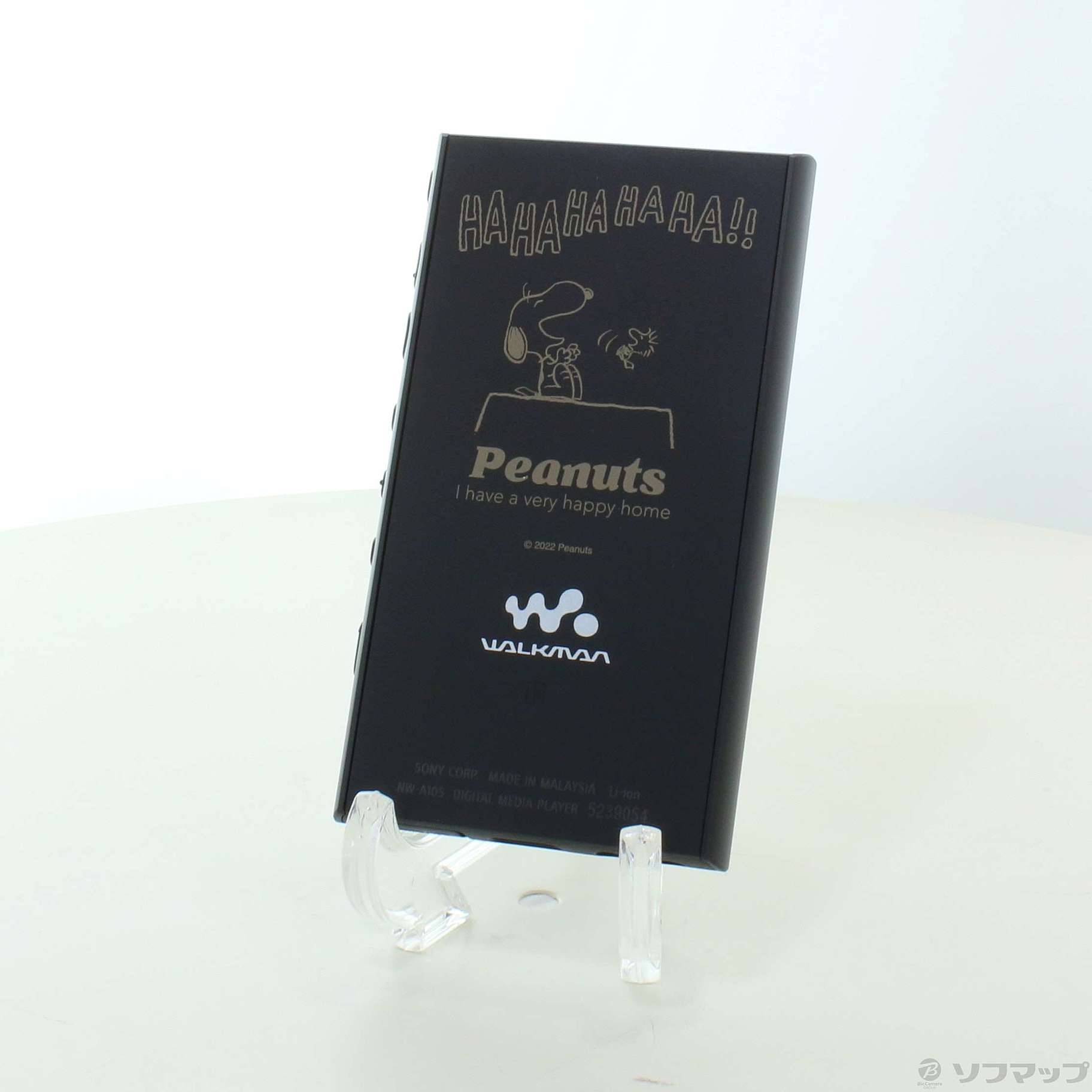 【中古】WALKMAN A100シリーズ PEANUTS Collection メモリ16GB+microSD ブラック NW-A105 ...