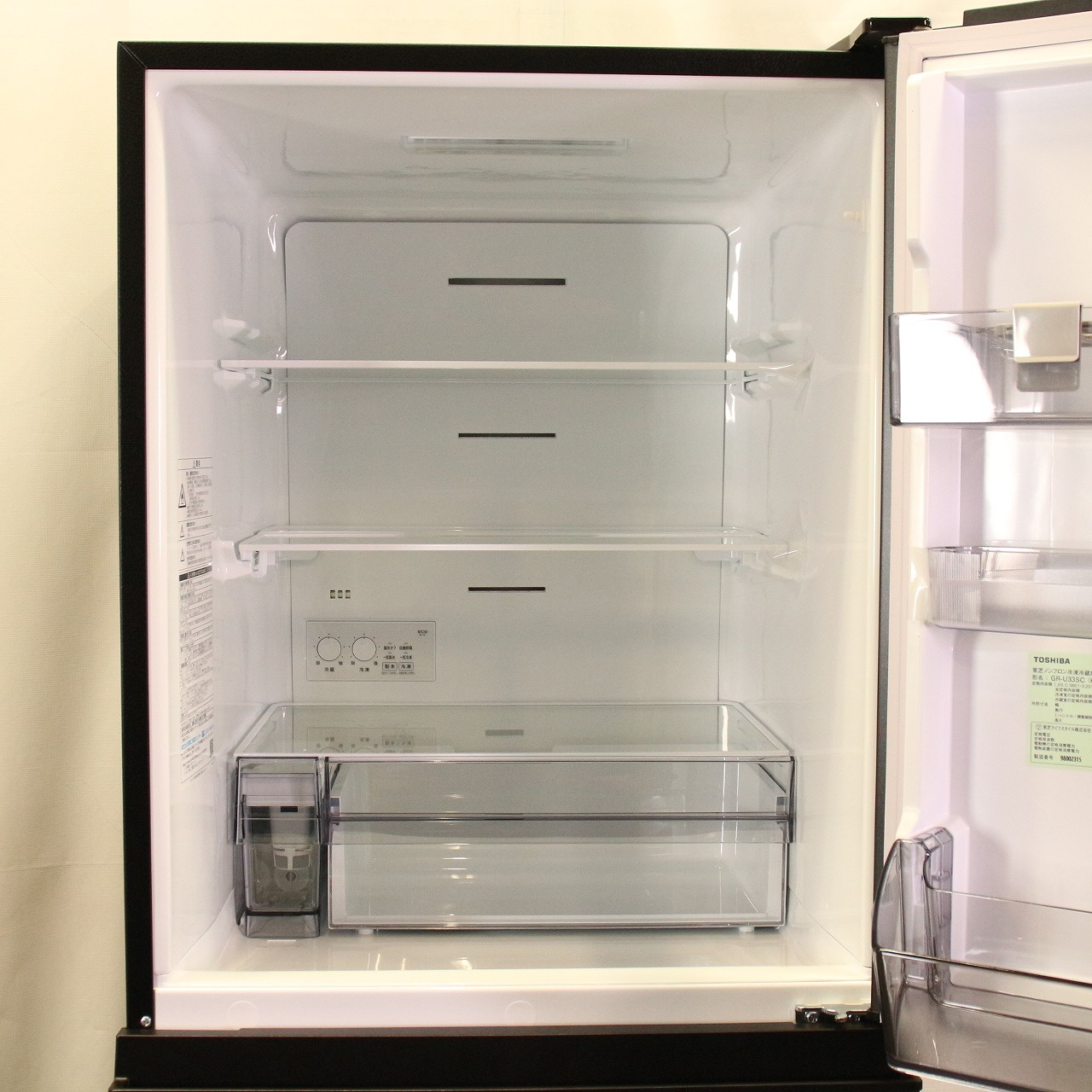 【中古】〔展示品〕 冷蔵庫 マットチャコール GR-U33SC-KZ [幅60cm ／3ドア ／右開きタイプ ／326L ／2022年] [2133049933713] - リコレ！|ビック ...