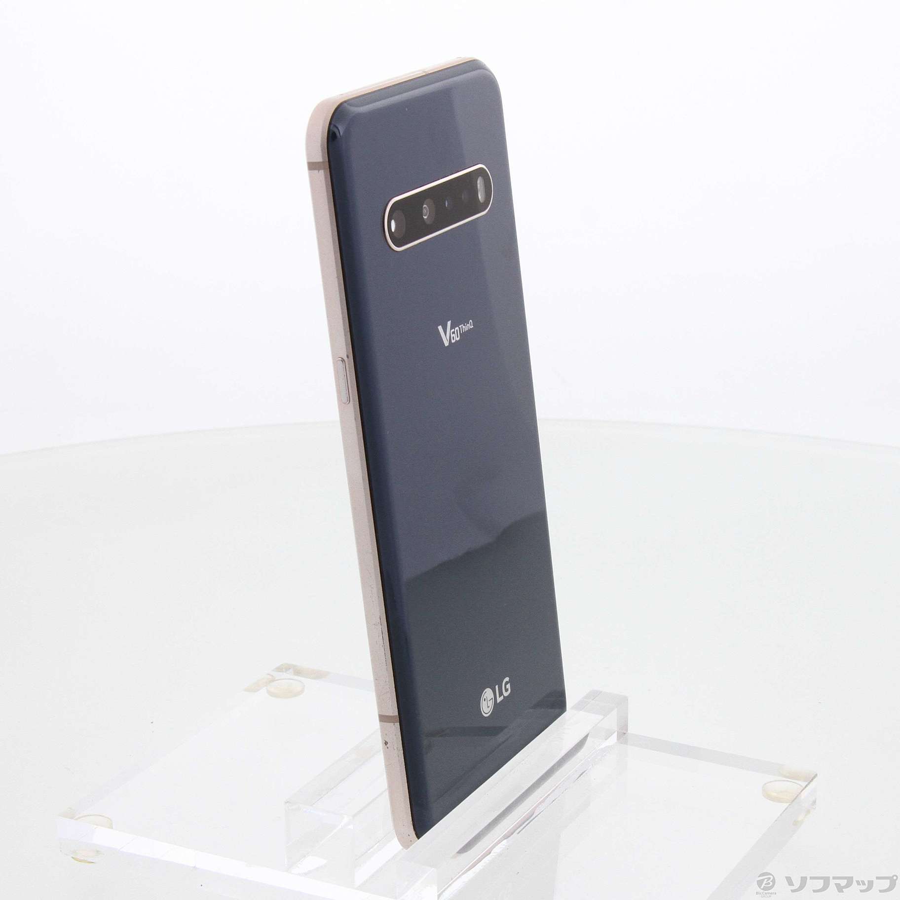 【中古】LG V60 ThinQ 5G 128GB クラッシ-ブルー A001LG SoftBankロック解除SIMフリー ...
