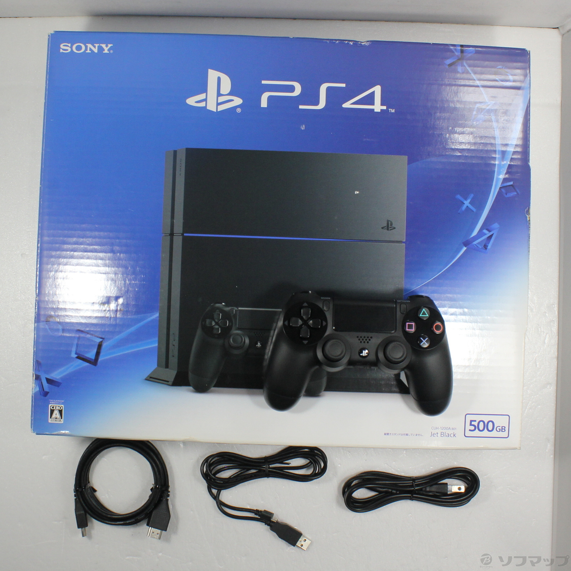 【中古】PlayStation 4 ジェットブラック CUH-1200AB [2133050046198] - リコレ！|ビックカメラグループ ...