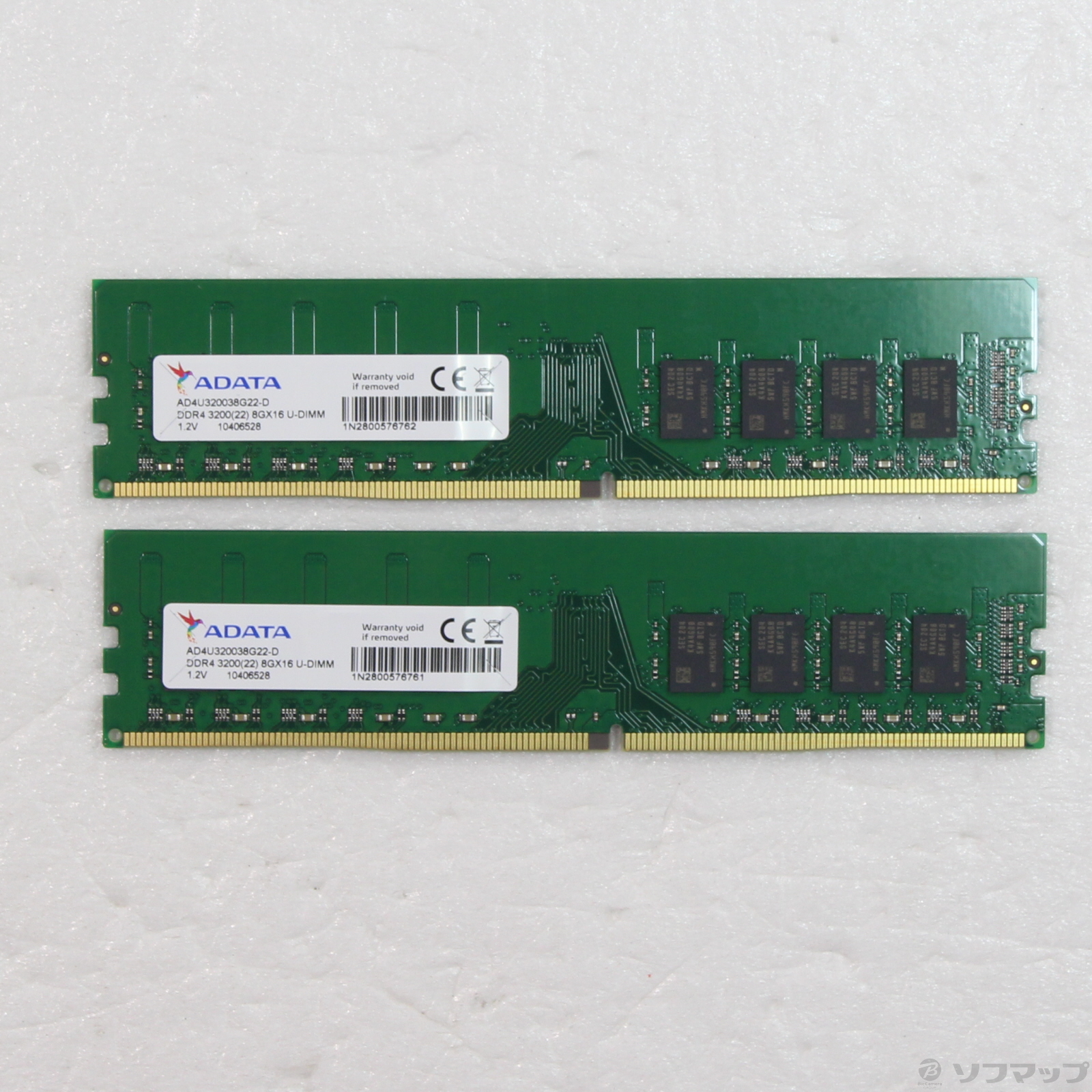 【中古】AD4U320038G22-D 16GB 8GB×2枚組 [2133050288857] - リコレ！|ビックカメラグループ ...