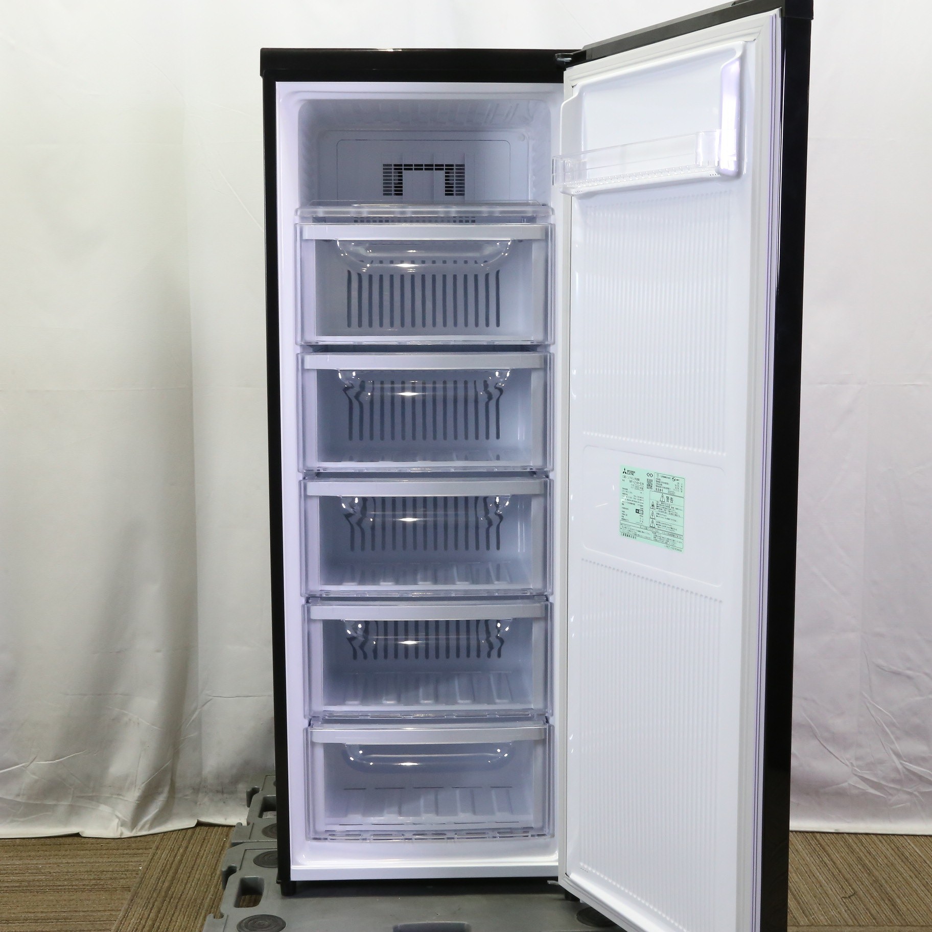 【中古】〔展示品〕 冷凍庫 サファイアブラック MF-U14H-B [幅48cm ／144L ／1ドア ／右開きタイプ ／2022年] [2133050304984] - リコレ！|ビック ...