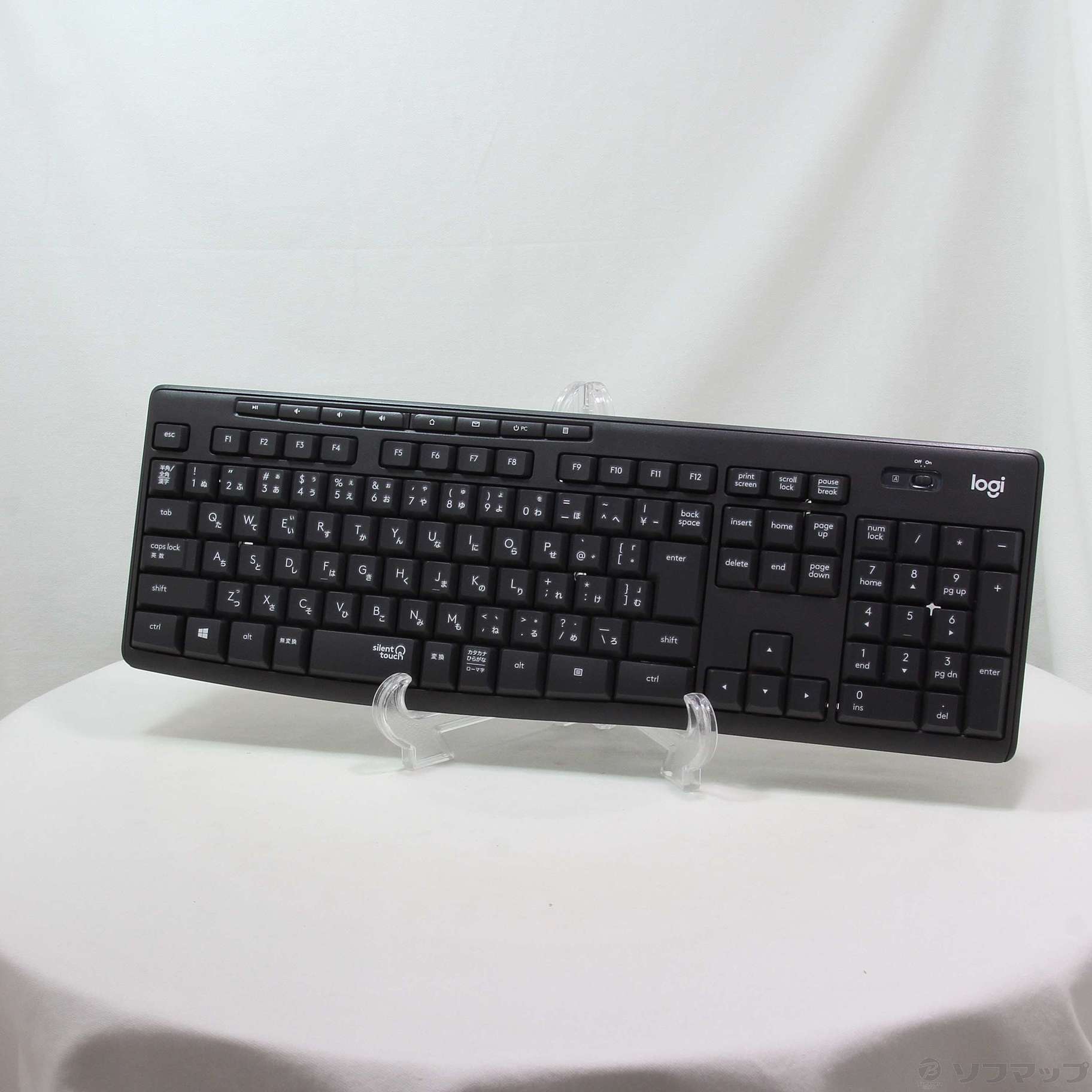 【中古】〔展示品〕 サイレント ワイヤレスキーボード K295GP グラファイト [2133050510569] - リコレ！|ビックカメラグループ ソフマップの中古通販サイト