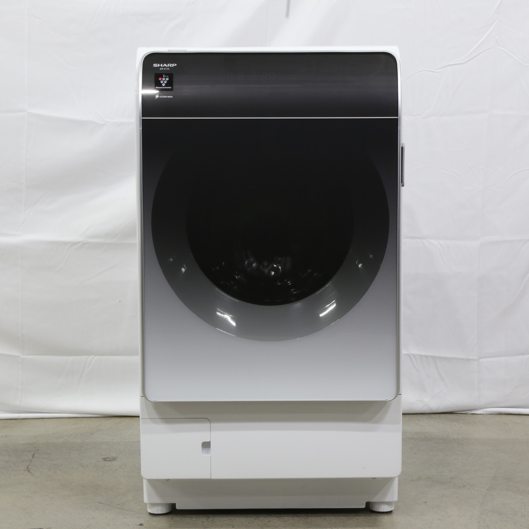 【中古】〔展示品〕 ドラム式洗濯乾燥機 クリスタルシルバー ES-X11A-SL [洗濯11.0kg ／乾燥6.0kg ／ヒートポンプ乾燥 ／左開き] [2133051000557] - リ ...