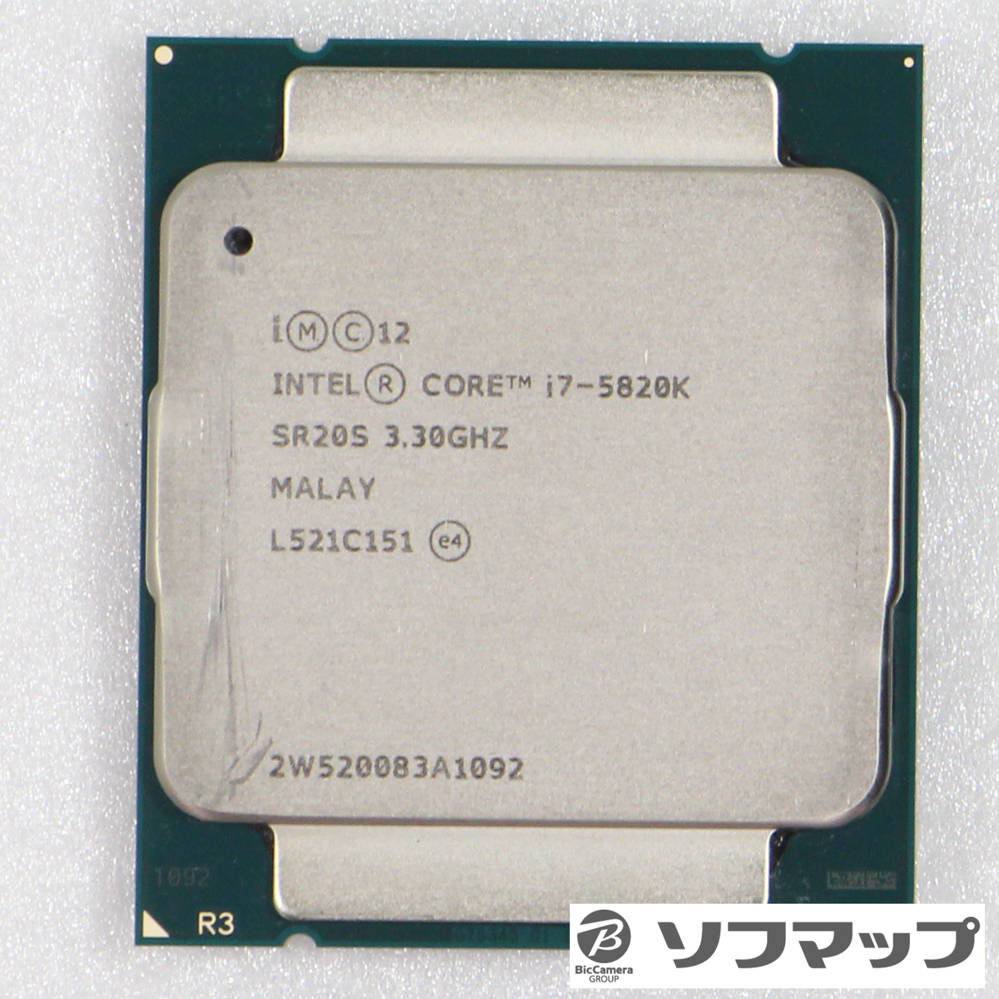 【中古】Core i7 5820K 〔3.3GHz／LGA 2011-v3〕 [2133051379264] - リコレ！|ビックカメラ ...