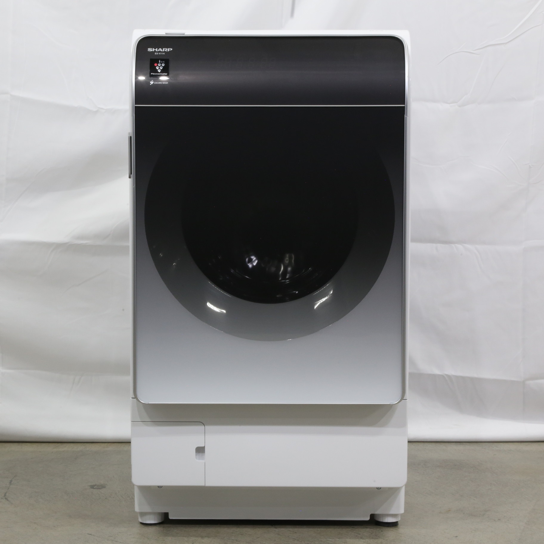 【中古】〔展示品〕 ドラム式洗濯乾燥機 クリスタルシルバー ES-X11A-SR [洗濯11.0kg ／乾燥6.0kg ／ヒートポンプ乾燥 ／右開き] [2133051558027] - リ ...