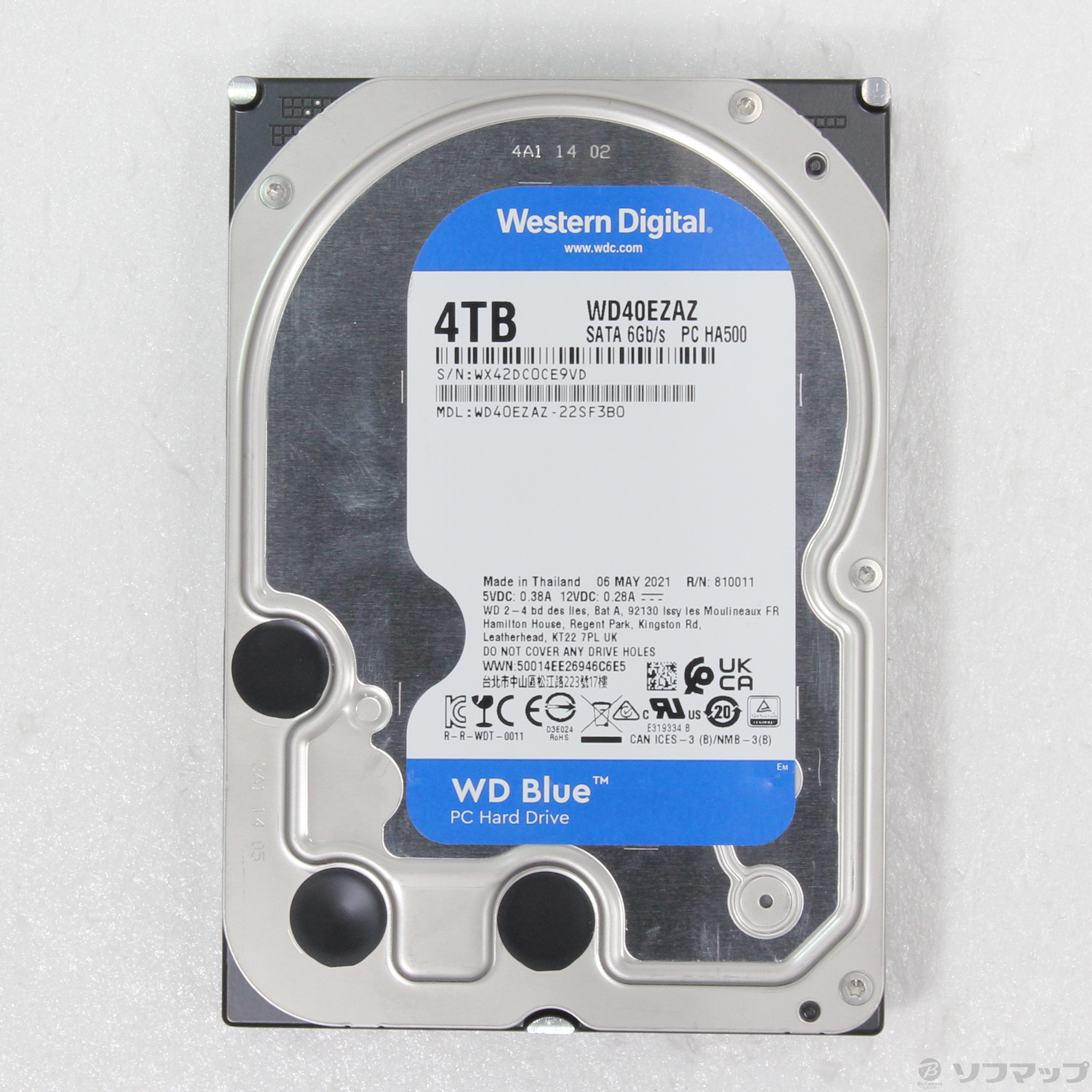 【中古】WD40EZAZ [2133051854013] - リコレ！|ビックカメラグループ ソフマップの中古通販サイト