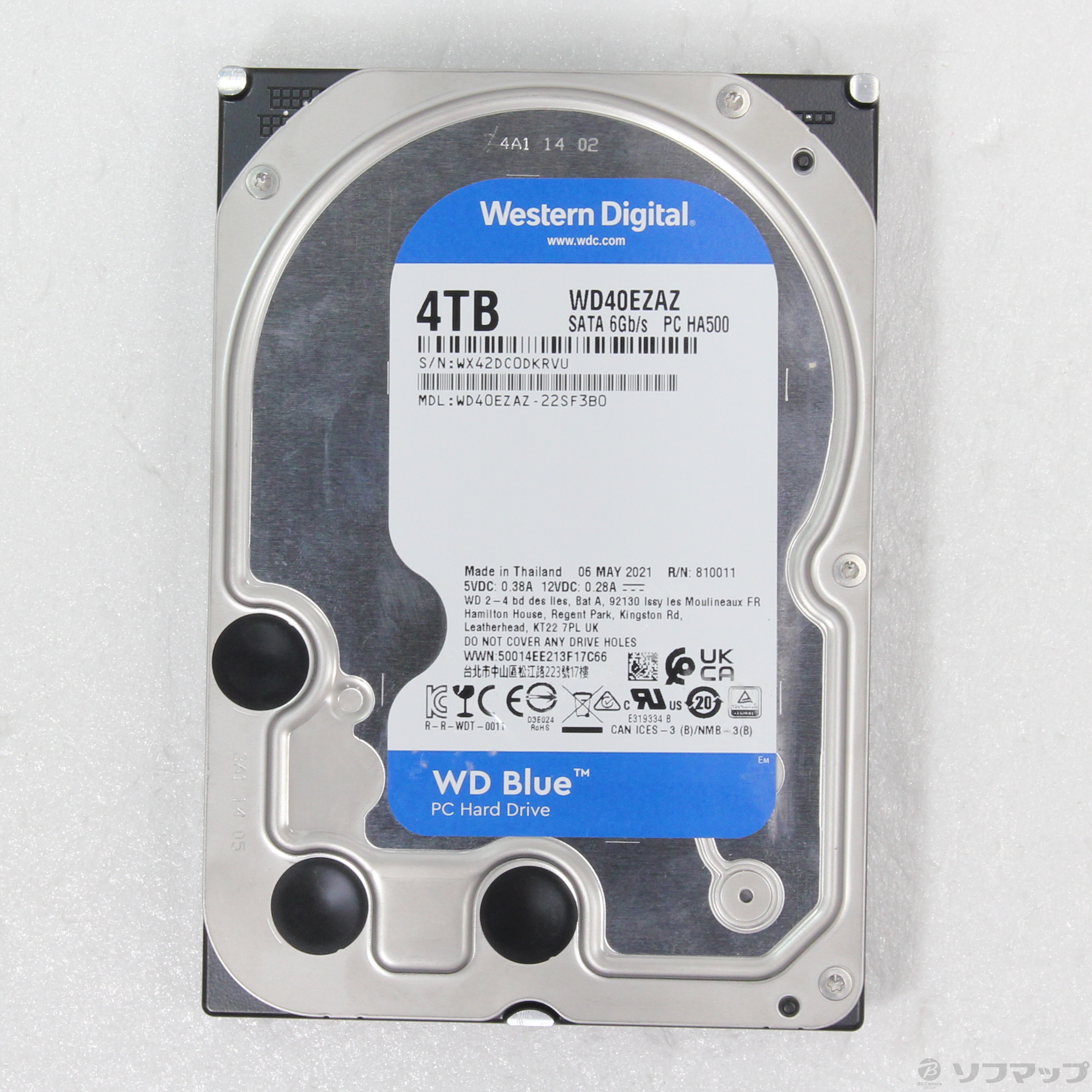 【中古】WD40EZAZ [2133051854020] - リコレ！|ビックカメラグループ ソフマップの中古通販サイト