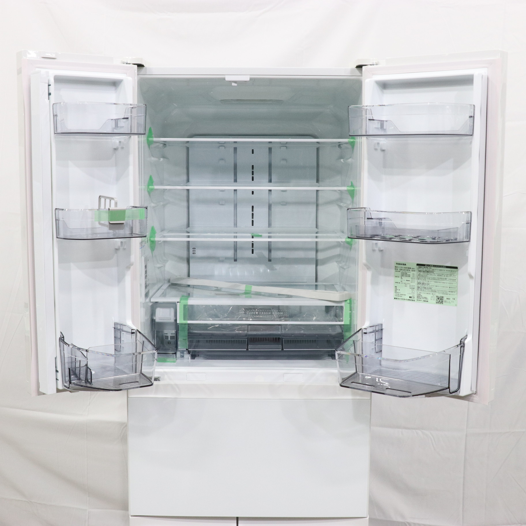 【中古】〔展示品〕 冷蔵庫 グランホワイト GR-U510FK-EW [509L ／6ドア ／観音開きタイプ] [2133051947807] - リコレ！|ビックカメラグループ ソフマップの ...