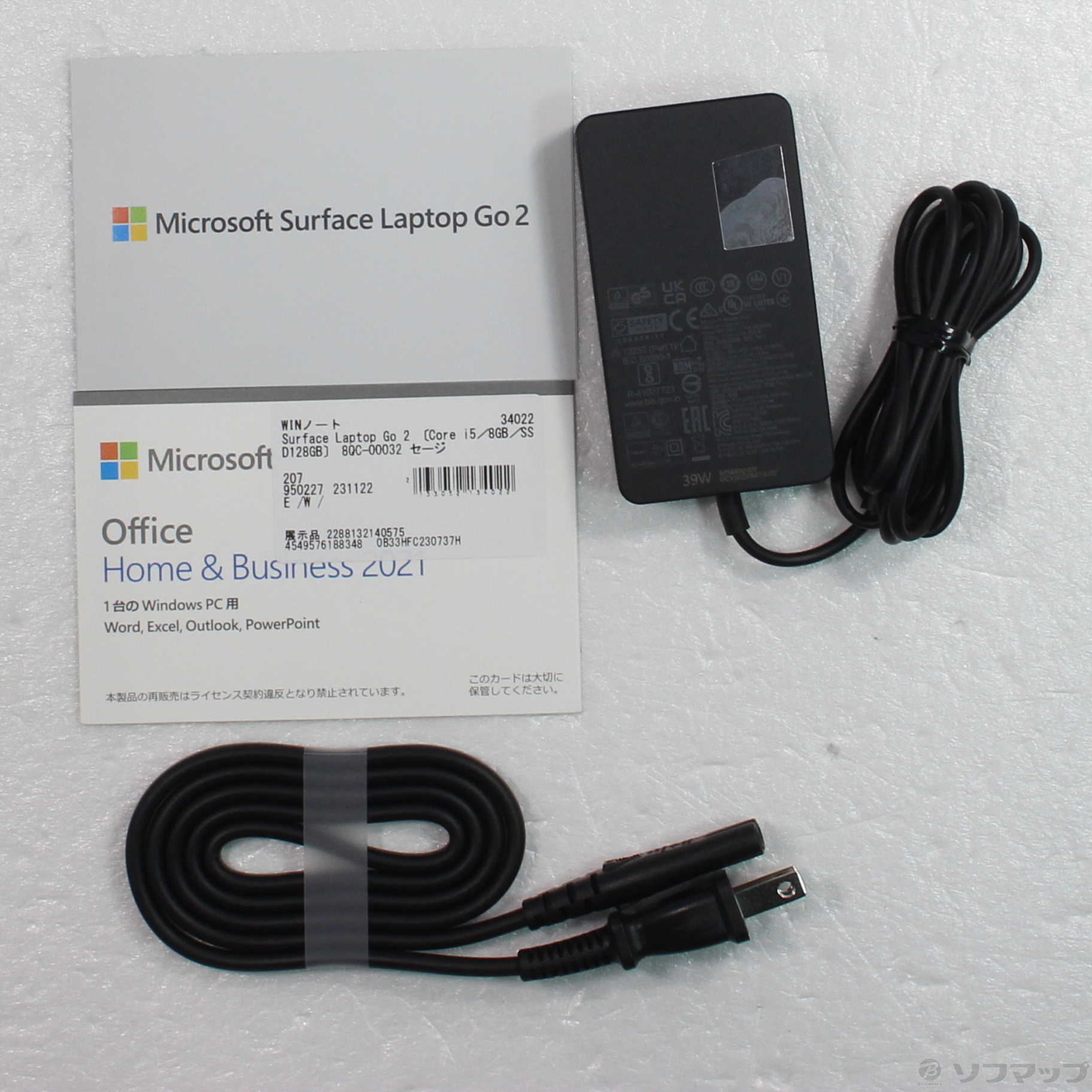 【中古】〔展示品〕 Surface Laptop Go 2 〔Core i5／8GB／SSD128GB〕 8QC-00032 セージ ...