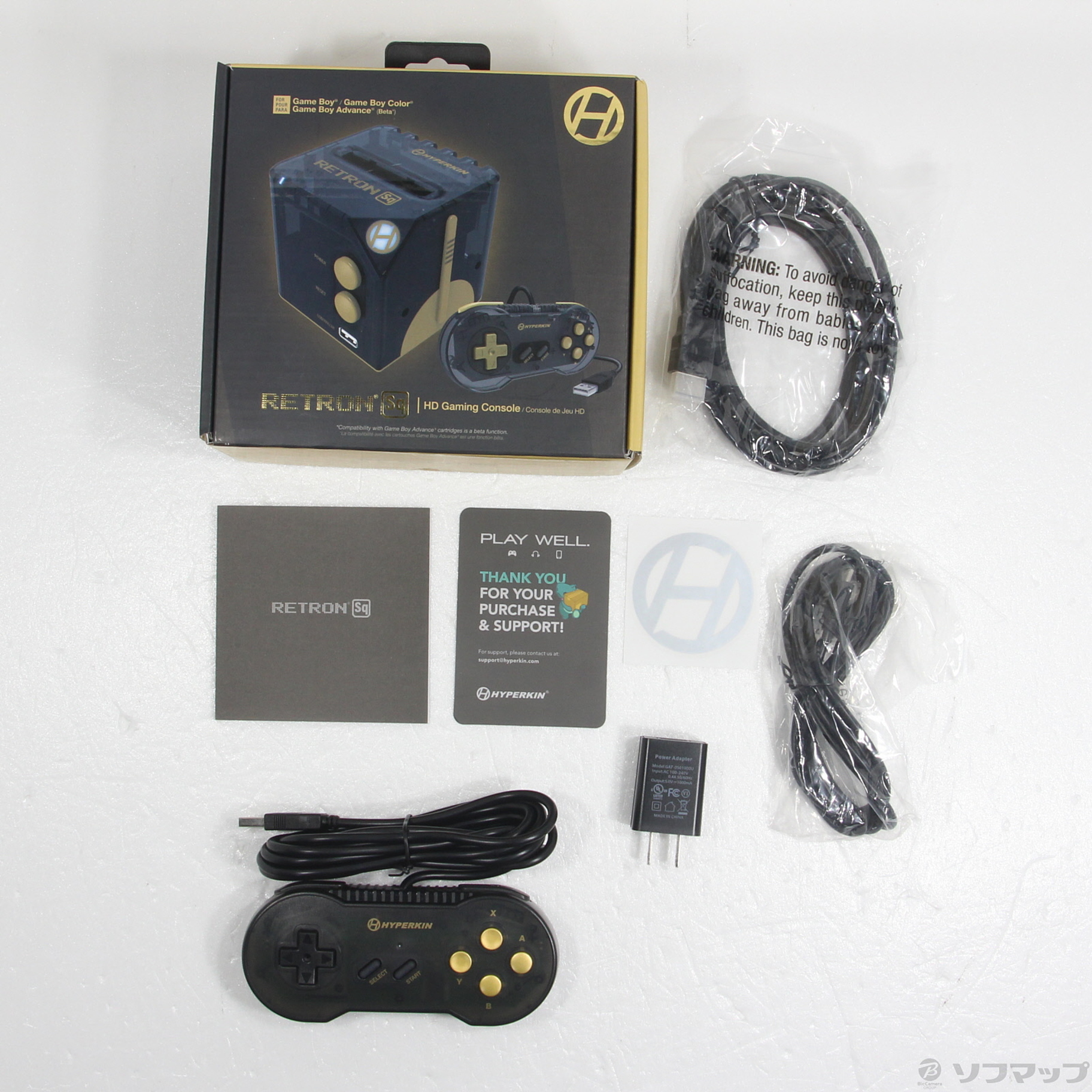 【中古】Hyperkin RetroN Sq ブラック・ゴールド M01128-BKGD [2133052163602] - リコレ！|ビック ...