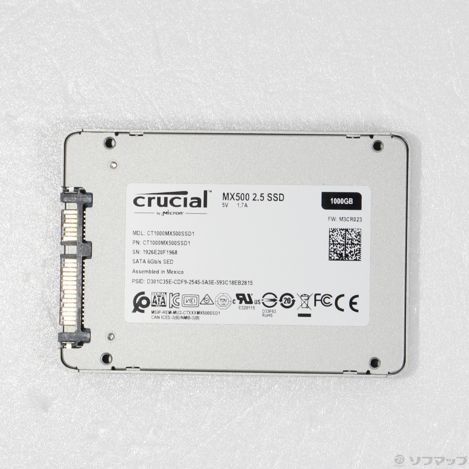 【中古】MX500 CT1000MX500SSD1 [2133052189480] - リコレ！|ビックカメラグループ ソフマップの中古通販サイト