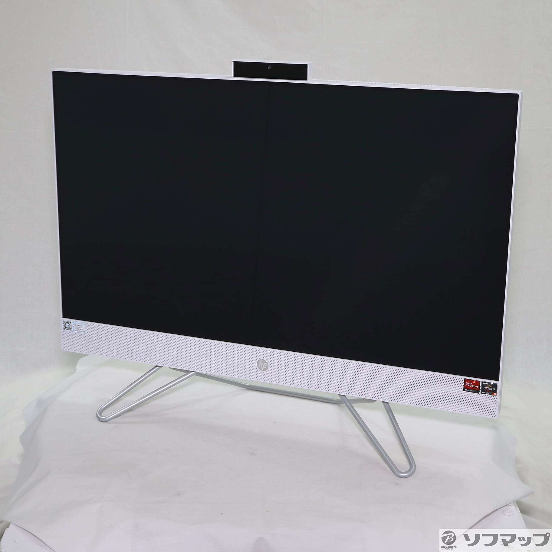 【中古】〔展示品〕 HP 27-cb0000 AiO 613V6PA-AAAG スターリーホワイト [AMD Ryzen 5 5500U (2 ...