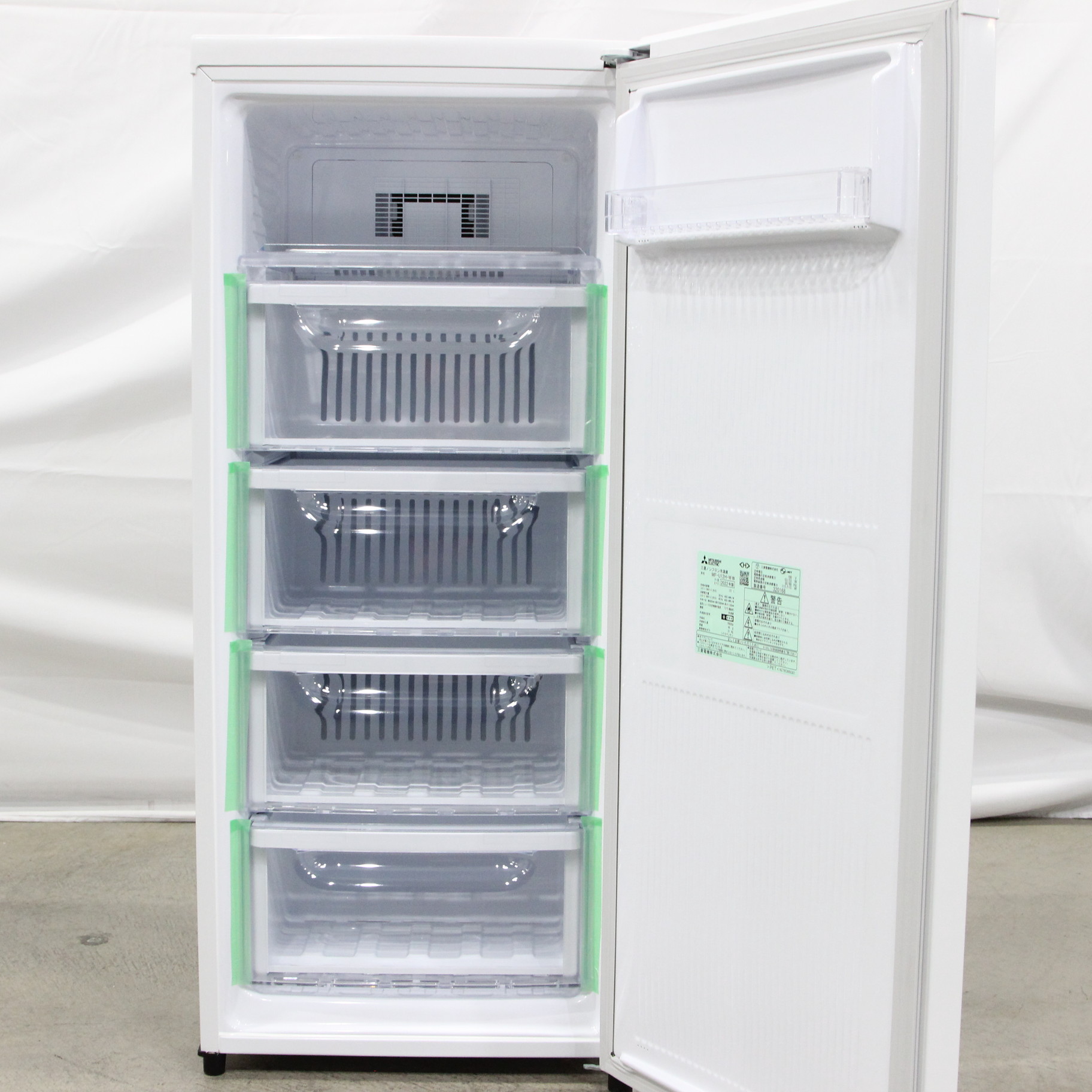 【中古】〔展示品〕 冷凍庫 ホワイト MF-U12H-W [幅48cm ／121L ／1ドア ／右開きタイプ ／2022年] [2133052441182] - リコレ！|ビックカメラグループ ...