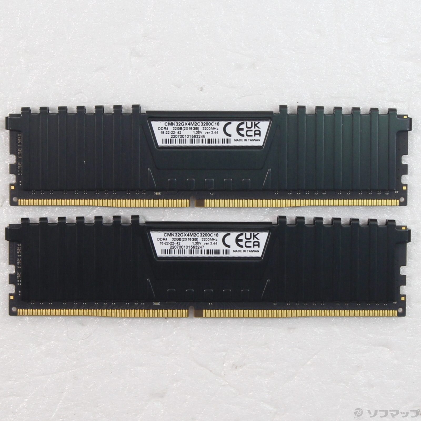 【中古】288P DDR4 PC4-25600 DDR4-3200 32GB 16GB×2枚組 [2133052456674] - リコレ ...