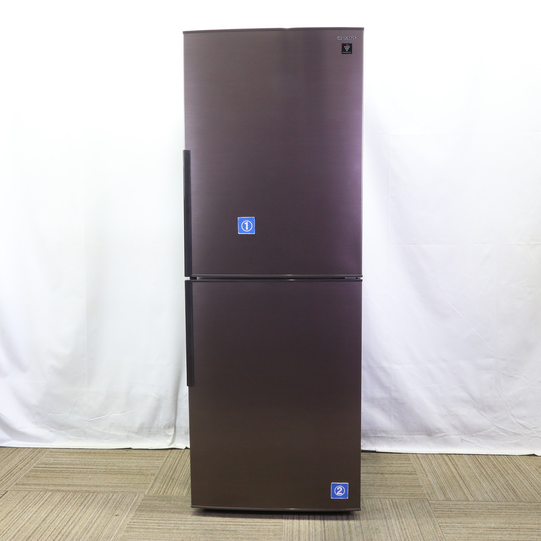 【中古】〔展示品〕 冷蔵庫 アコールブラウン SJ-PD28J-T [幅56cm ／280L ／2ドア ／右開きタイプ ／2022年] [2133052510567] - リコレ！|ビック ...