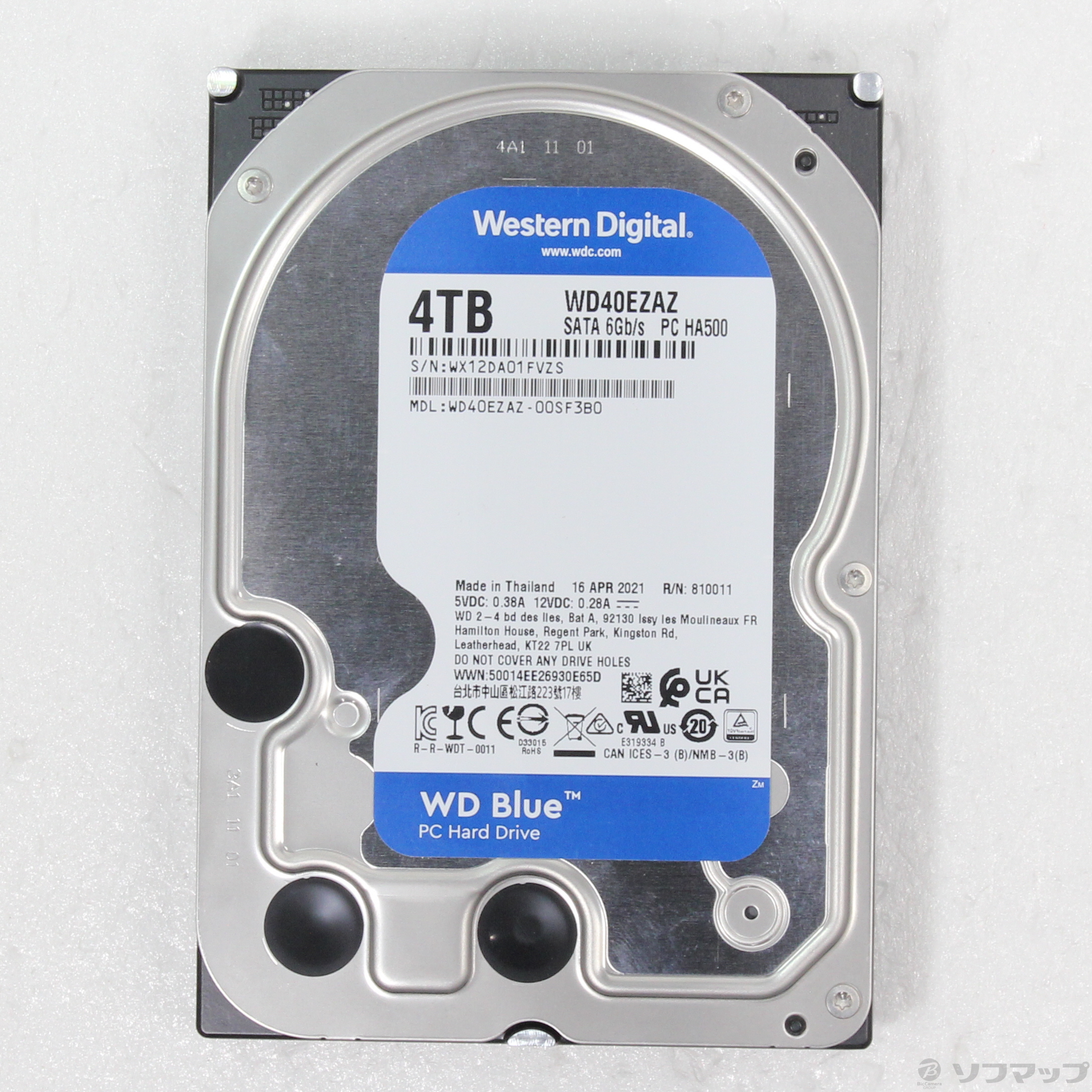 【中古】WD40EZAZ [2133052778219] - リコレ！|ビックカメラグループ ソフマップの中古通販サイト