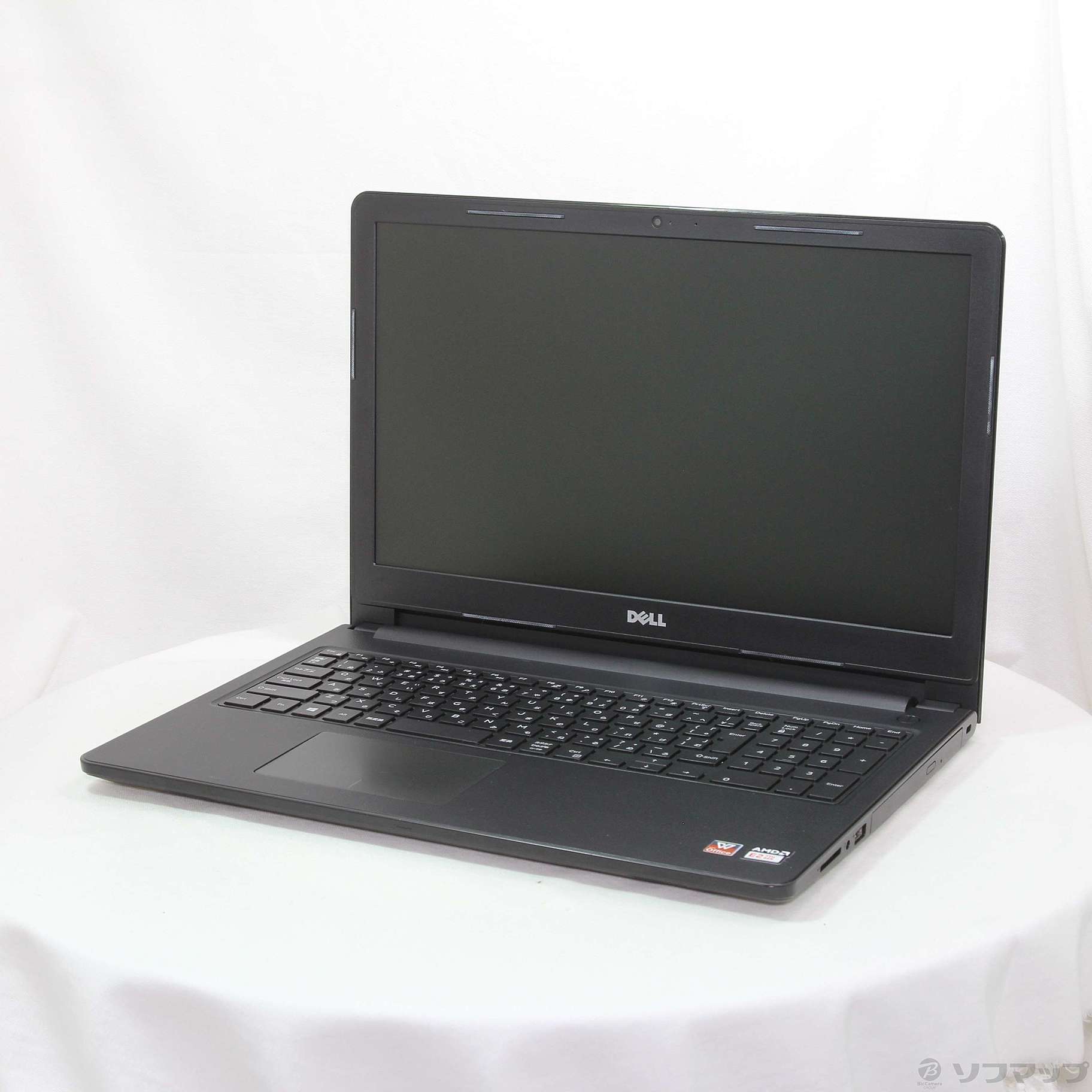 【中古】Inspiron 15 3565 〔Windows 10〕 [AMD E2-9000 APU (1.8GHz)／4GB／HDD1TB ...